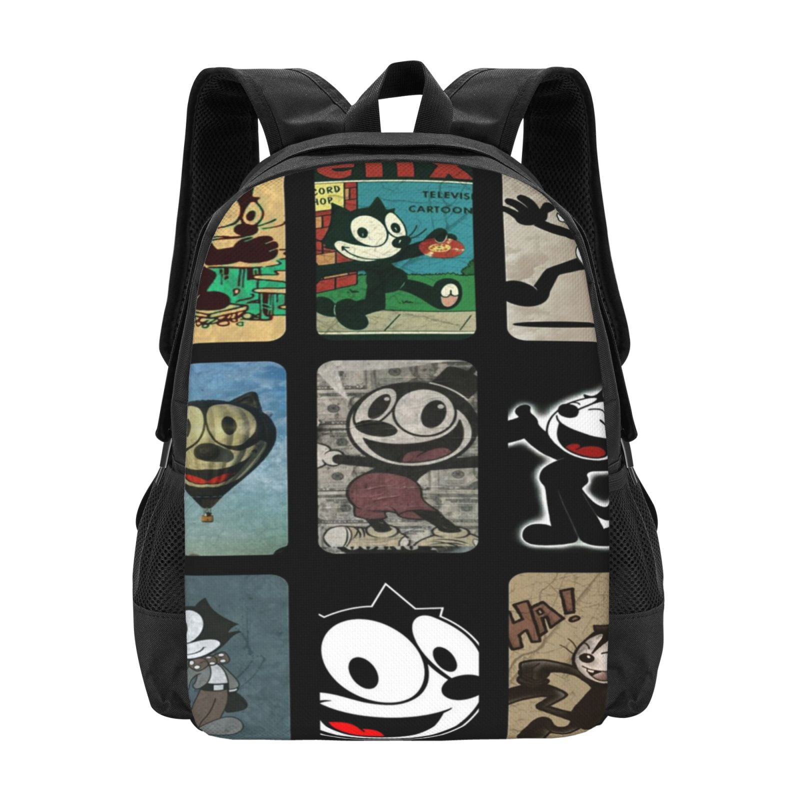 16.5In Felix The Cat Backpacs Cute Bag Anime Backpac Cartoon Bags ...