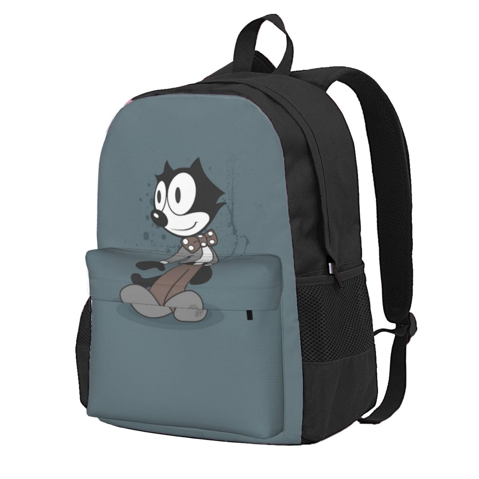 16.5In Felix The Cat Backpacks Cute Laptop Bag Cartoon Bags Bookbag ...