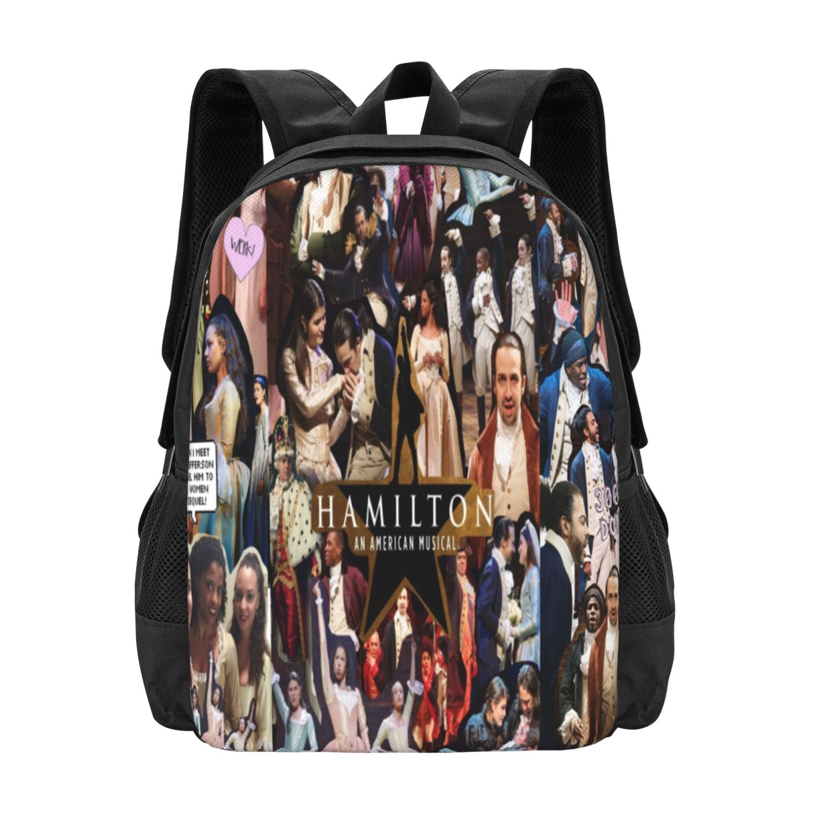 16.5in Hamilton Musical Backpack Durable Bookbag Large Capacity ...