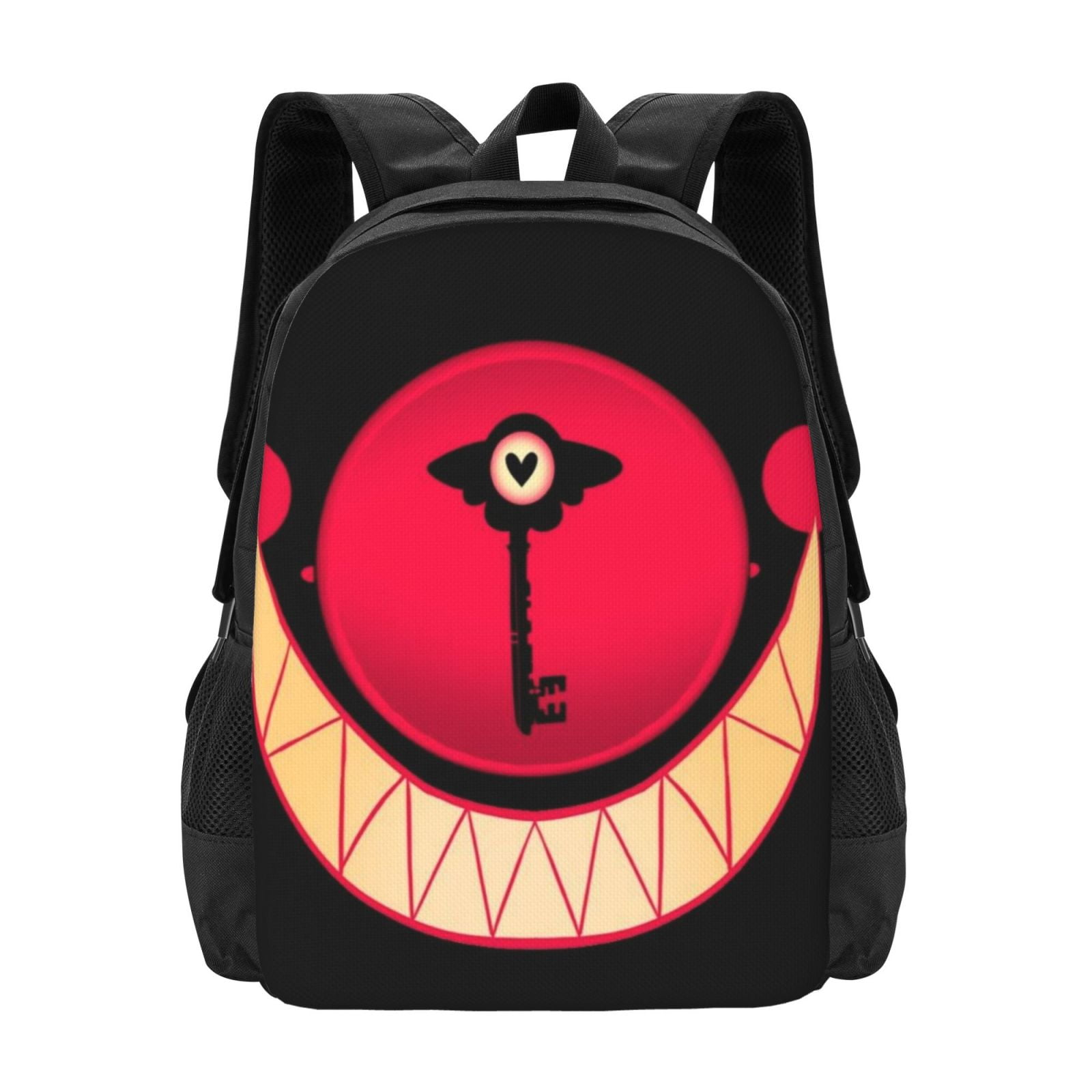 16.5in Hazbin Hotel Helluva Boss Backpack With Front Pocket School Bag ...