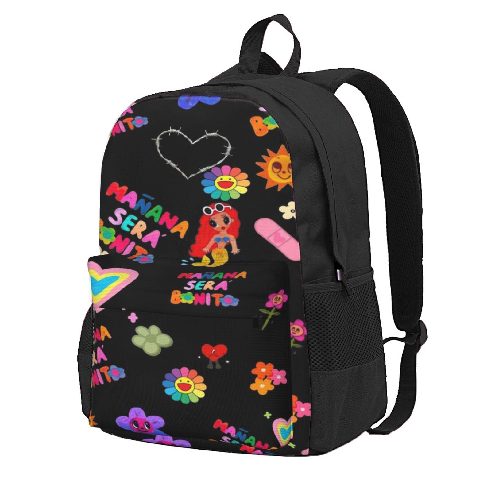 16.5In Karol G Backpacks Cute Laptop Bag Cartoon Bags Bookbag Daypack ...