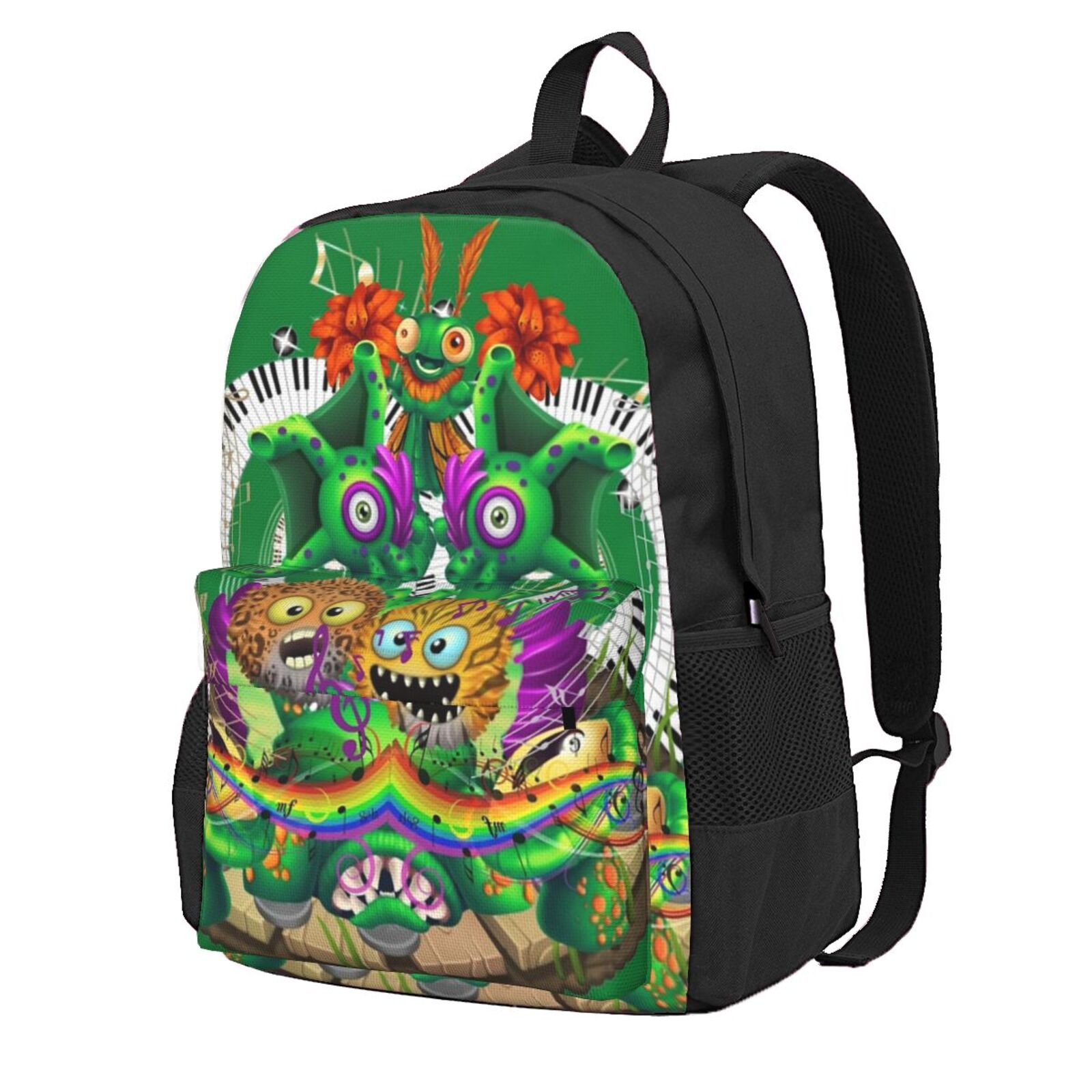 16.5in Singing Monste Backpack with Front Bag Lightweight Laptop ...