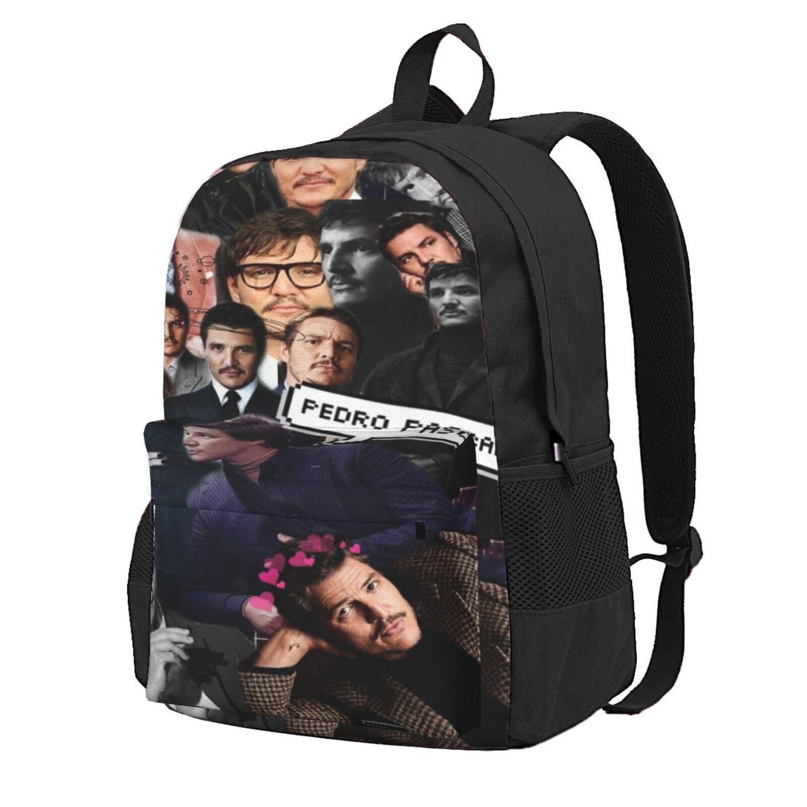 16.5in Pedro Pascal Backpacks Cute Laptop Bag Cartoon Bags Bookbag ...