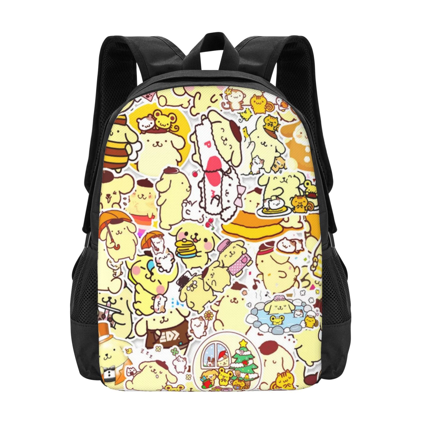 16.5In Pompompurin Backpacks Cute Bag Anime Backpack Cartoon Bags ...