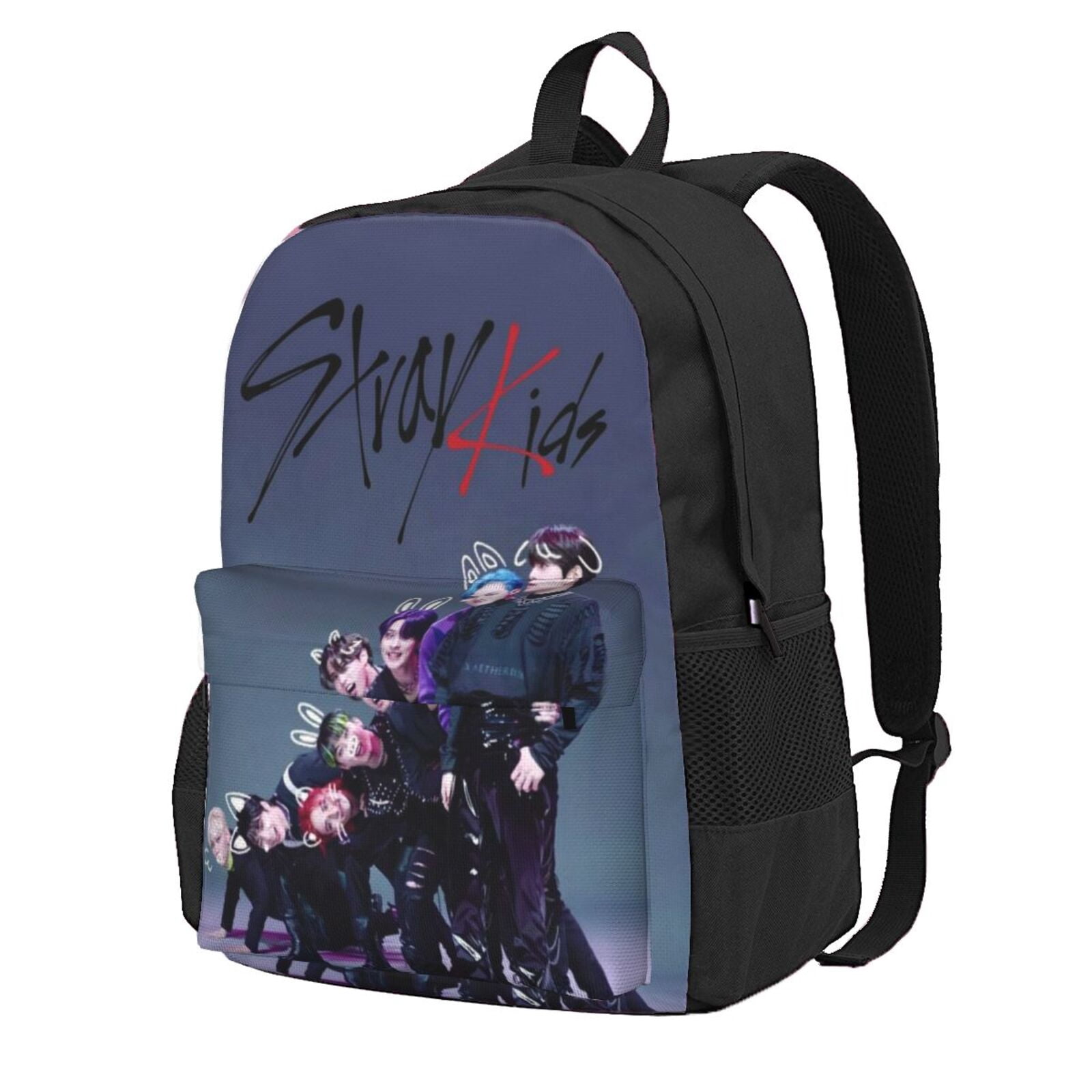 16.5in SKZ Stray Korea Ki-DS Backpack With Front Pocket Lightweight ...