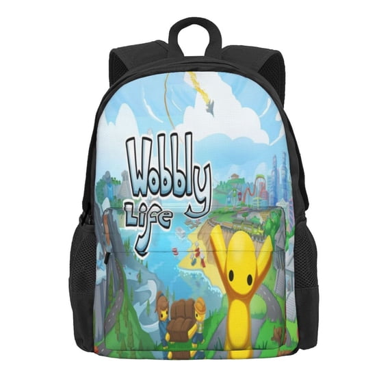 16.5in Wob-,Bly Game Lif Backpack Front Pocket Durable Bookbag Large ...