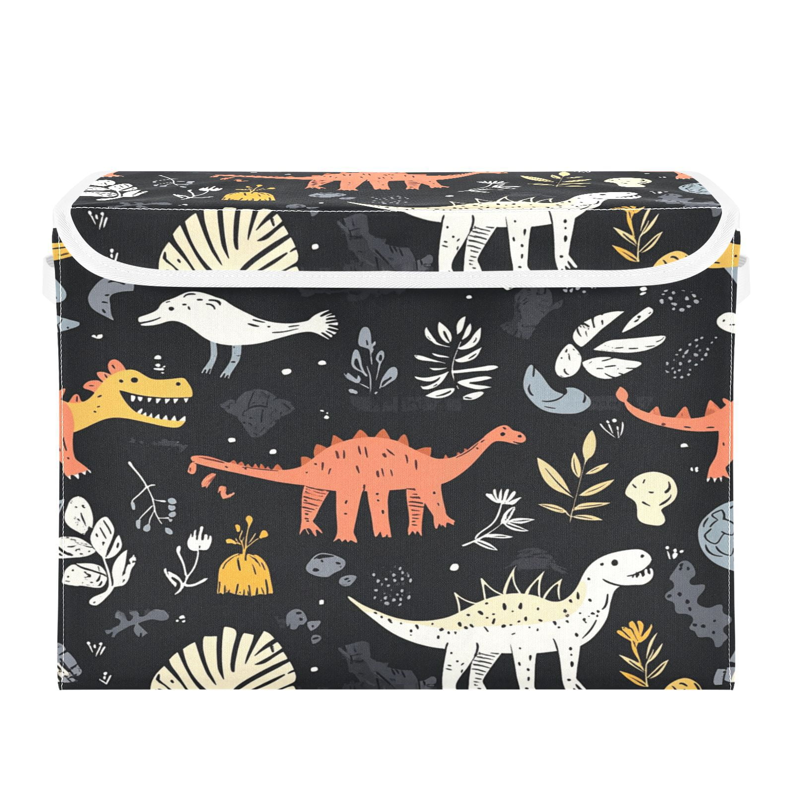 16.5x12.6x11.8in Foldable Flip-Top Storage Bin, Dustproof Magic Tape ...