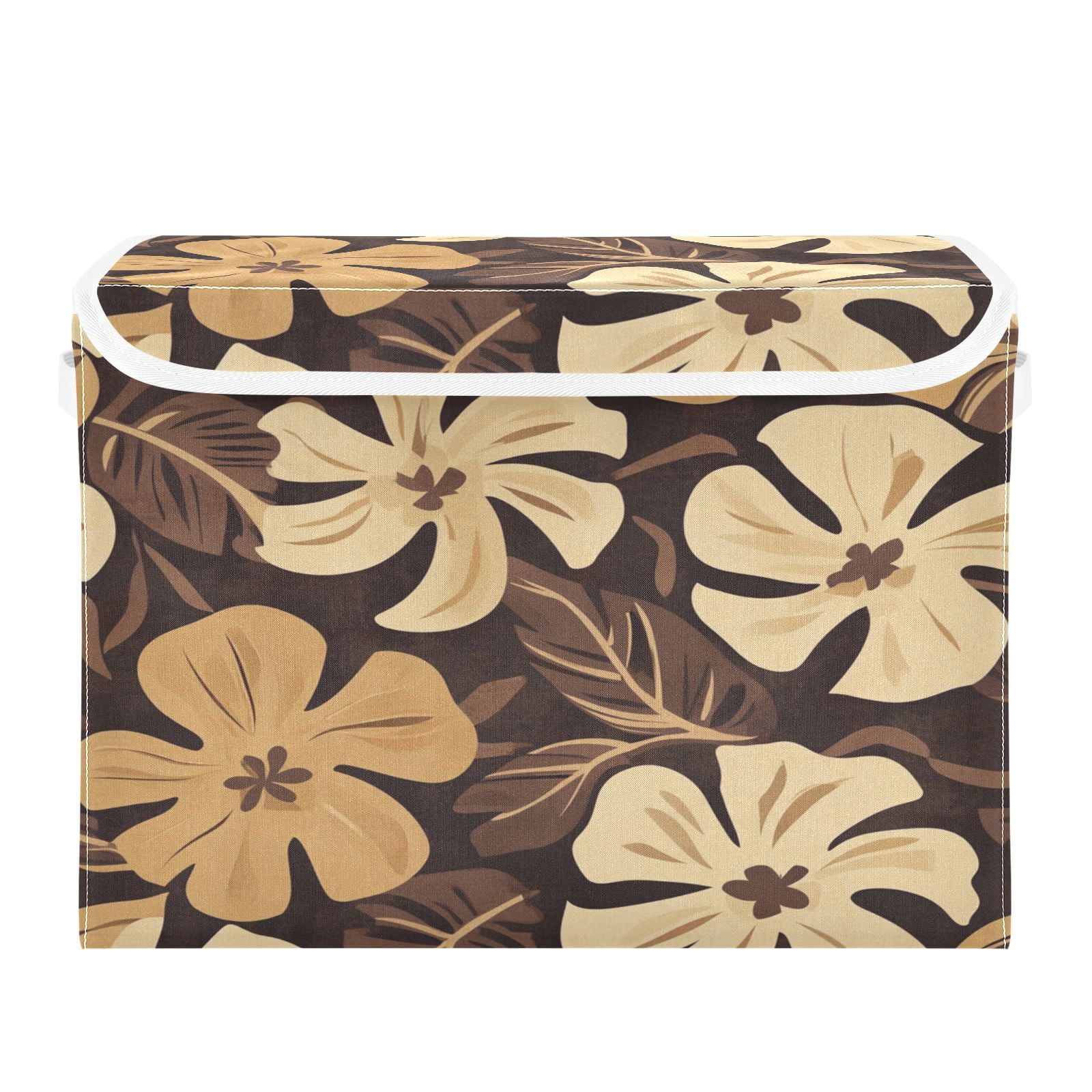 16.5x12.6x11.8in Foldable Flip-Top Storage Bin, Dustproof Magic Tape ...