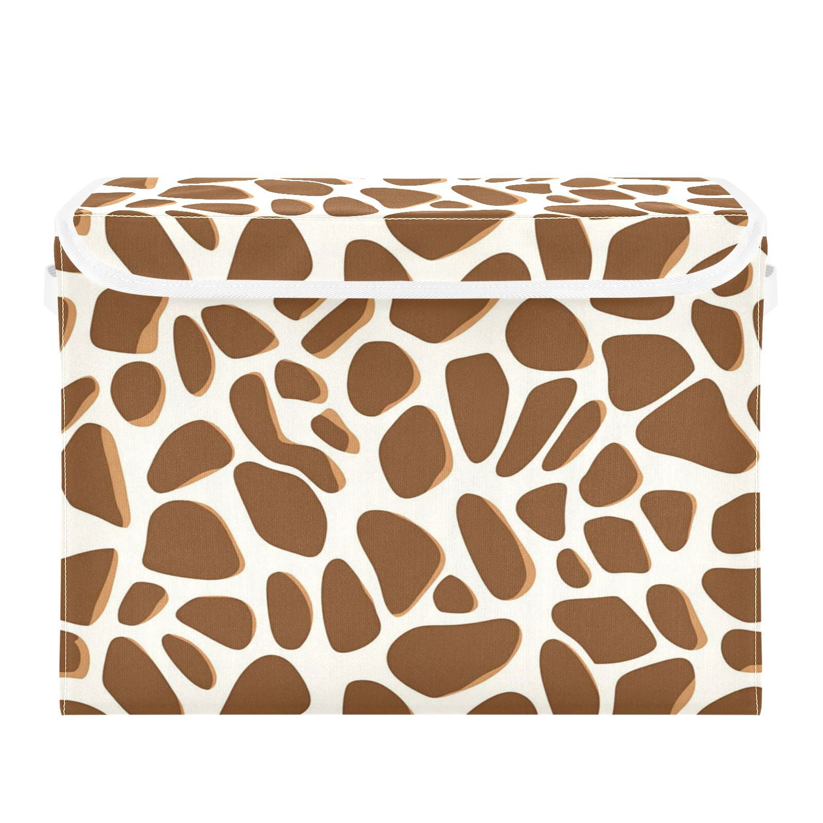 16.5x12.6x11.8in Foldable Flip-Top Storage Bin, Dustproof Magic Tape ...