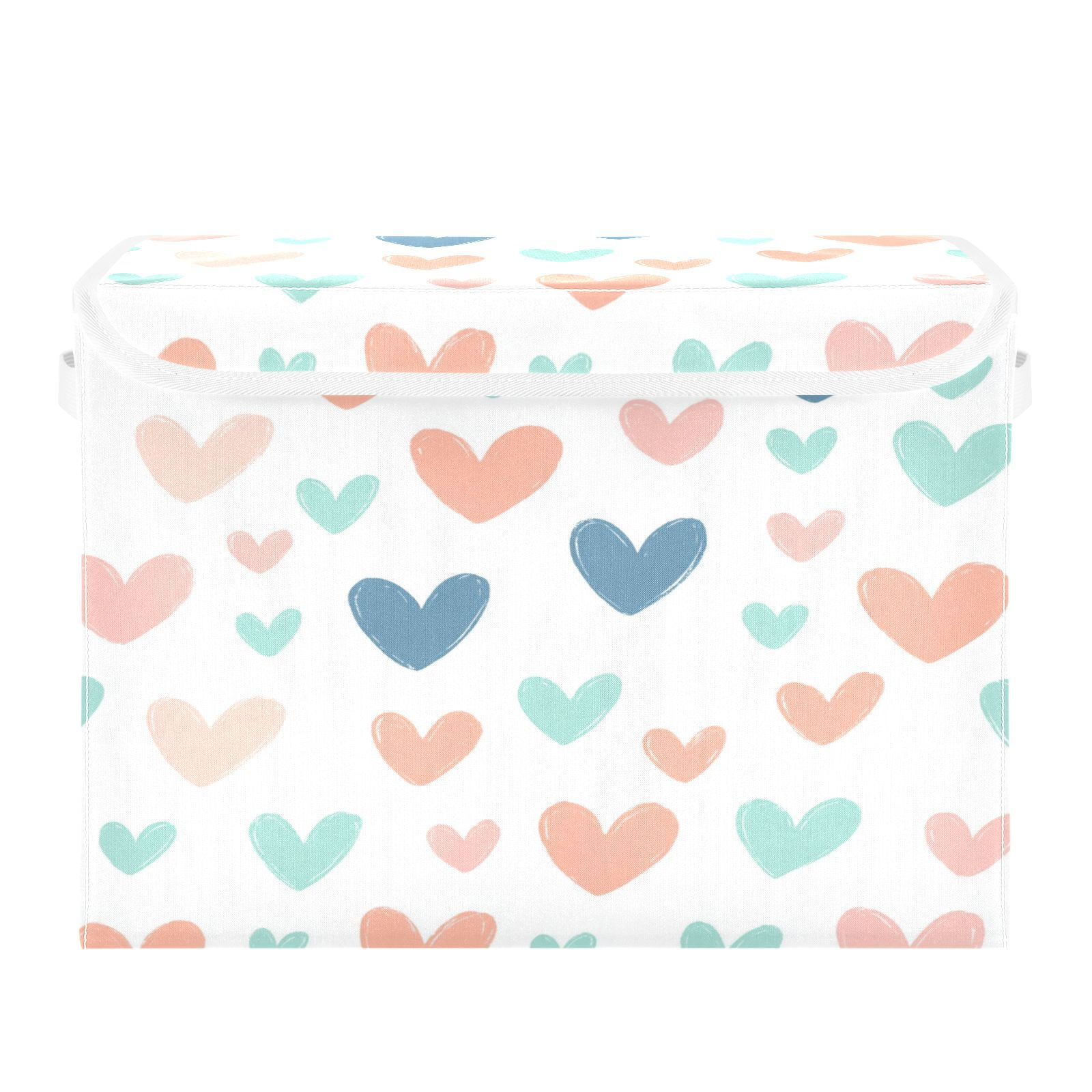 16.5x12.6x11.8in Foldable Flip-Top Storage Bin, Dustproof Magic Tape ...