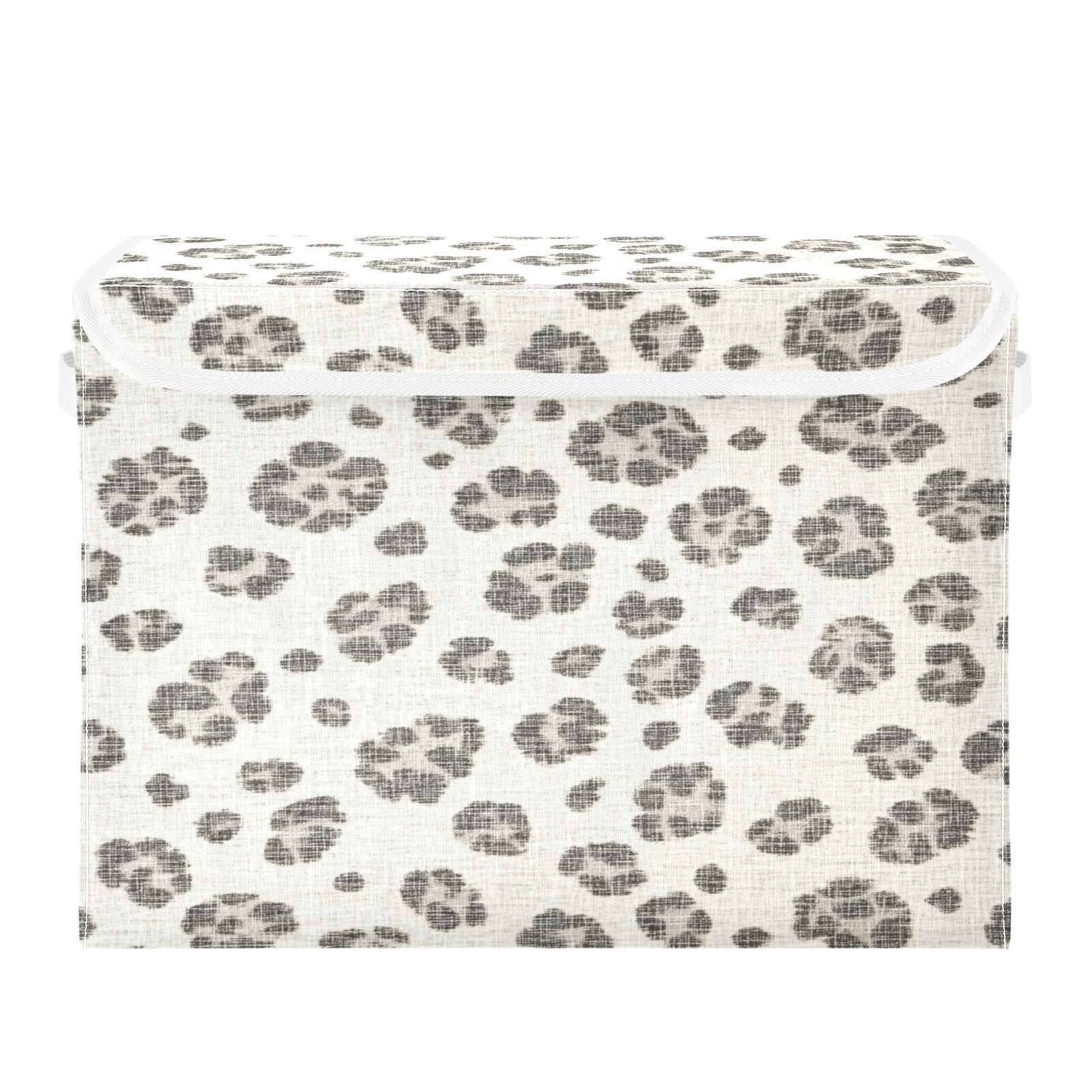 16.5x12.6x11.8in Foldable Flip-Top Storage Bin, Dustproof Magic Tape ...