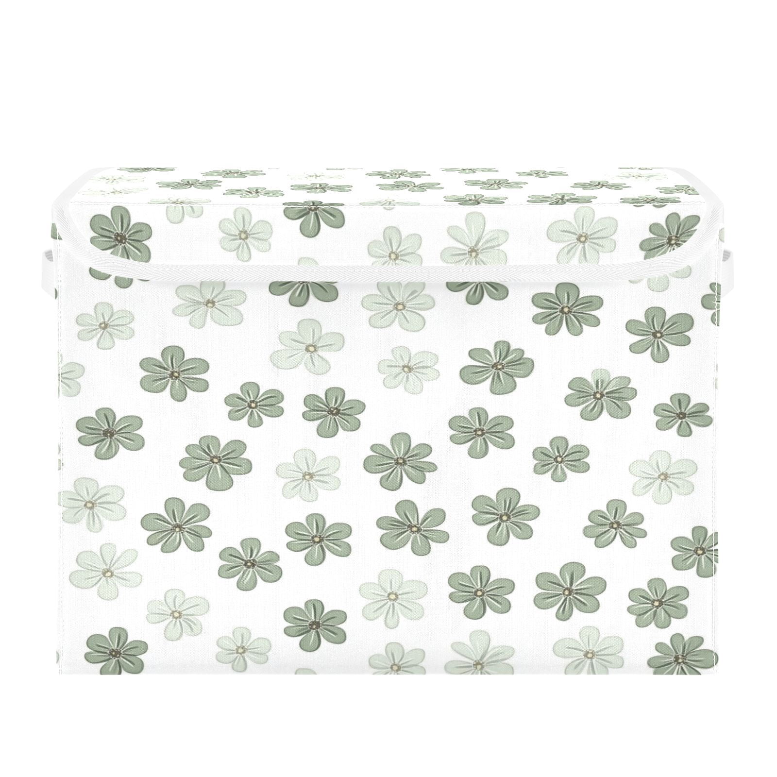 16.5x12.6x11.8in Foldable Flip-Top Storage Bin, Dustproof Magic Tape ...