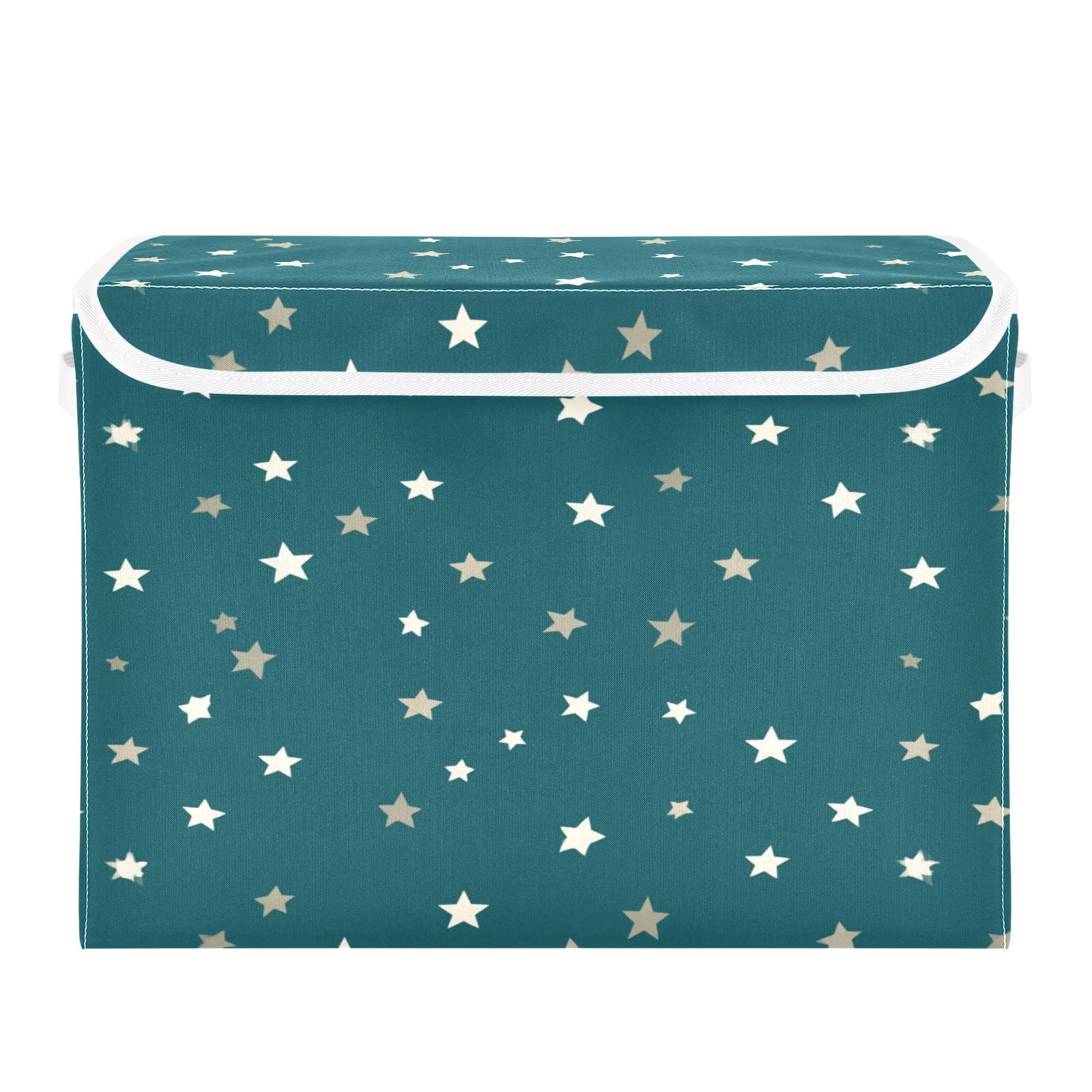 16.5x12.6x11.8in Foldable Flip-Top Storage Bin, Dustproof Magic Tape ...