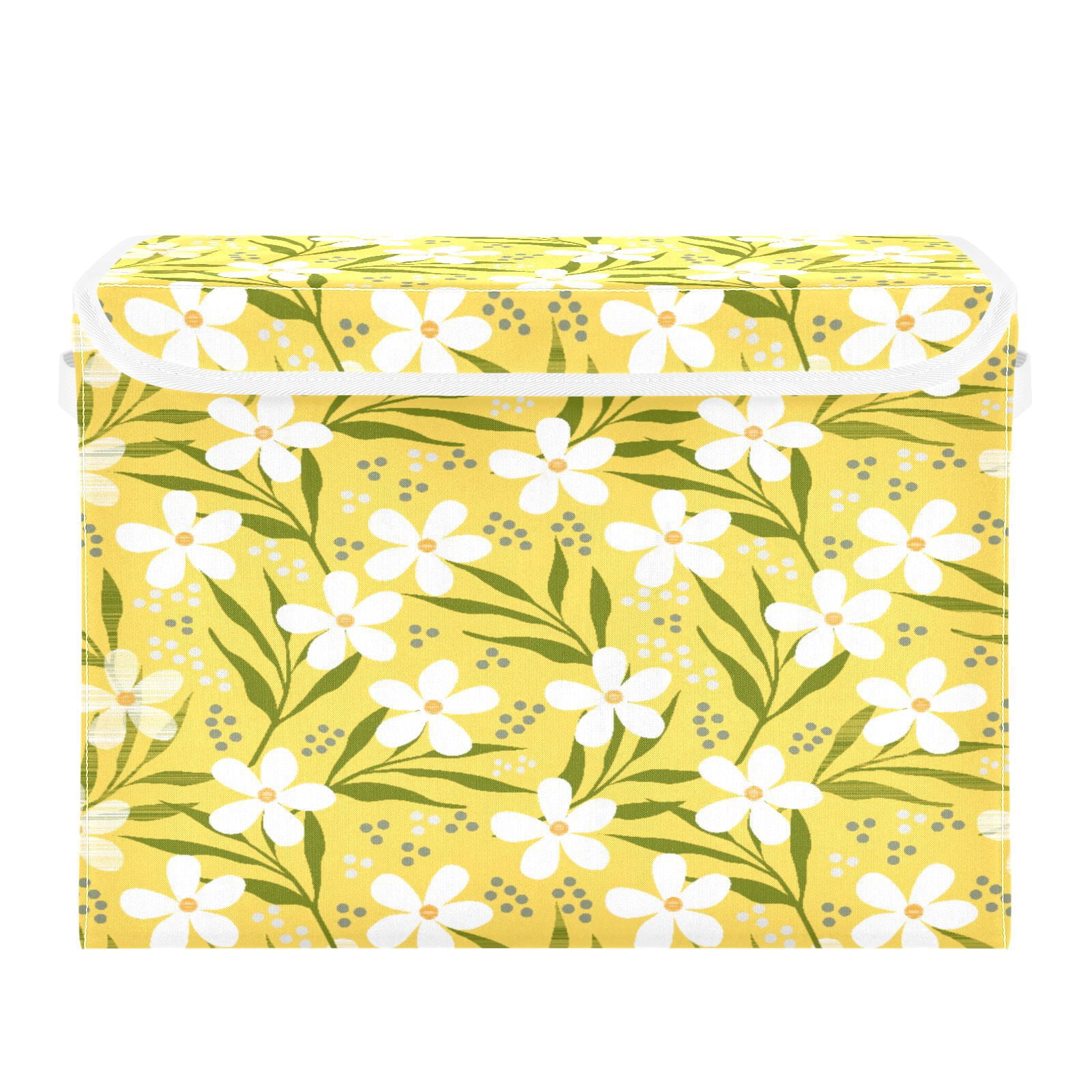 16.5x12.6x11.8in Foldable Flip-Top Storage Bin, Dustproof Magic Tape ...