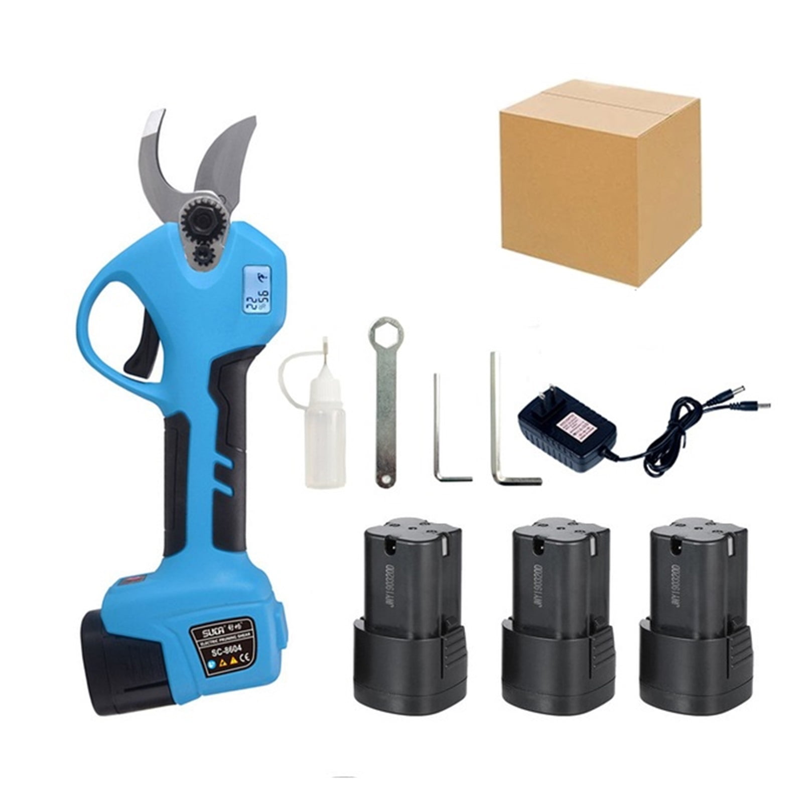 16.8V Cordless Pruner Lithium-ion Pruning Shear Efficient Scissors ...