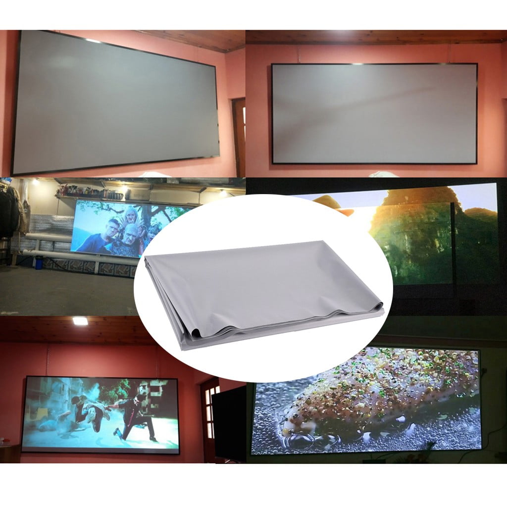 16:9 HD Ambient Light Rejecting Projector Screen Portable Video Screen ...