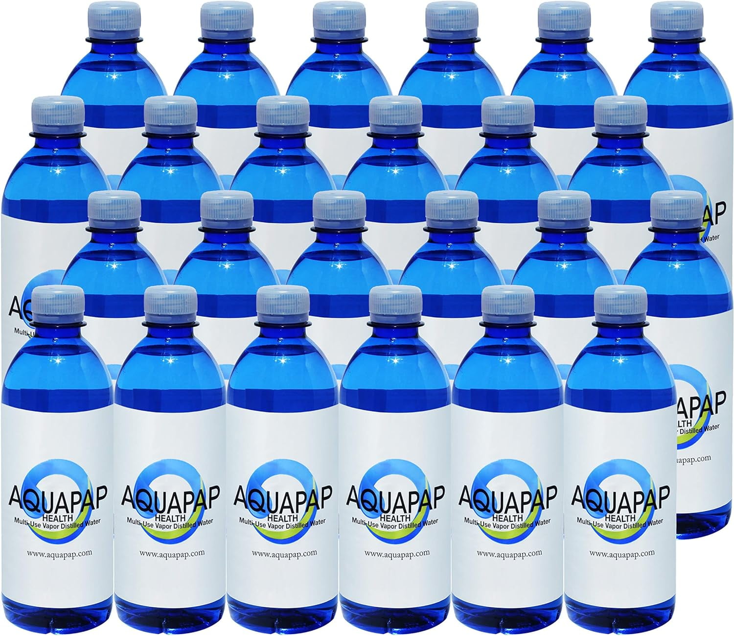 AQUAPAP 16.9 Ounce 24 Pack | 2 Month Supply | Clean Vapor Distilled ...