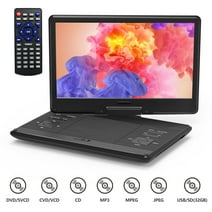 "Proscan Elite 13.3"" Rechargeable Screen Portable DVD Player, PEDVD1332, Black" - Walmart.com