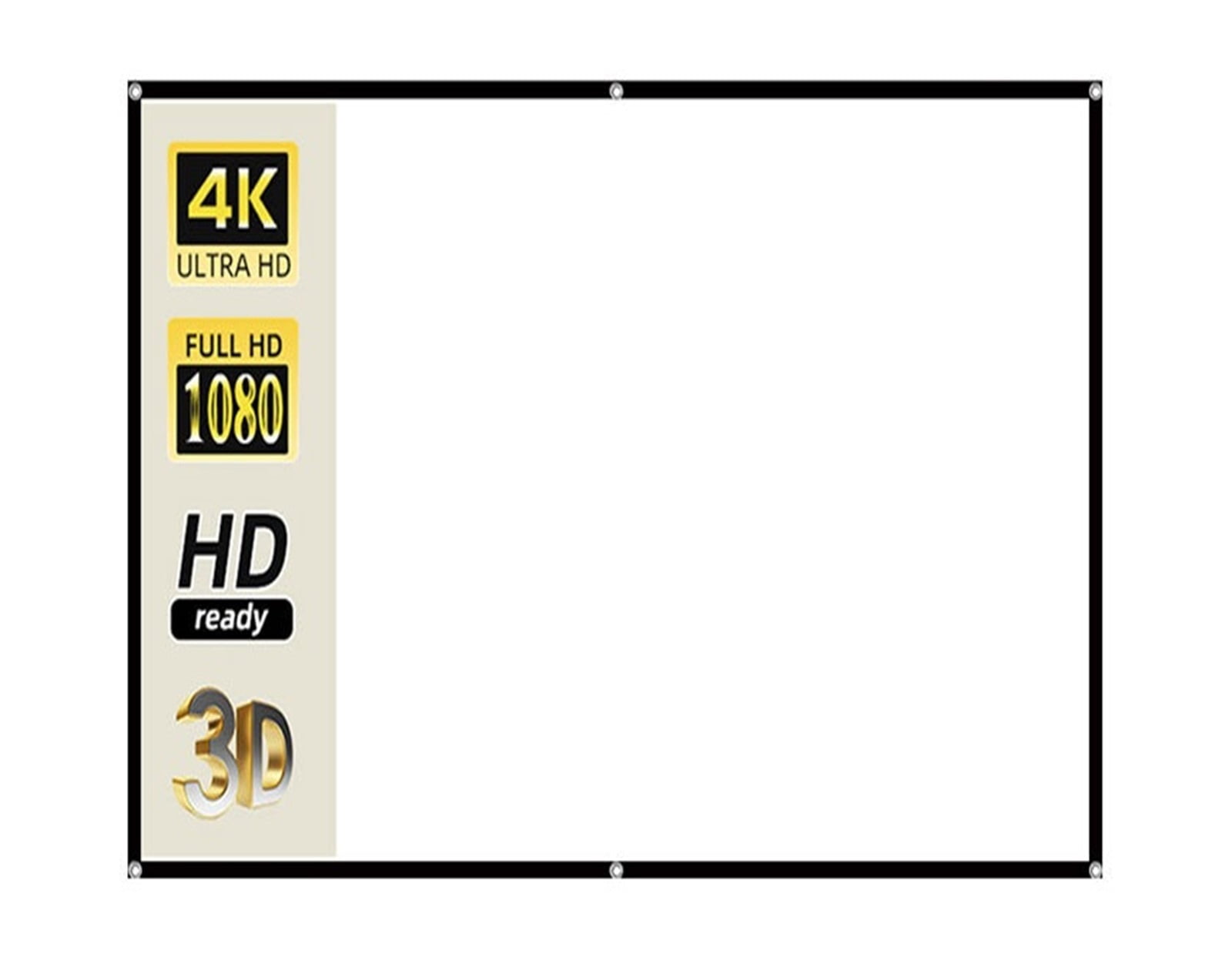 16:9 Ratio Hight-density Portable Foldable Projection Screen 1080P 3d ...