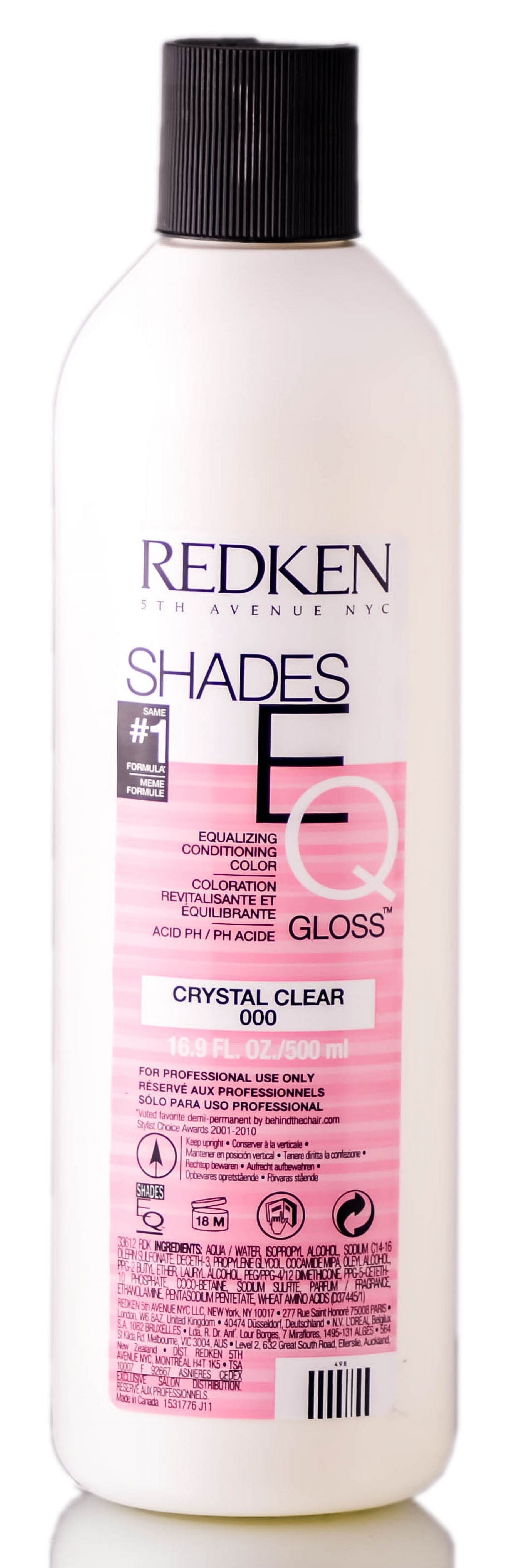 {16.9 oz} Redken Shades EQ Color Gloss - Crystal Clear 000 w/ SLEEKSHOP ...