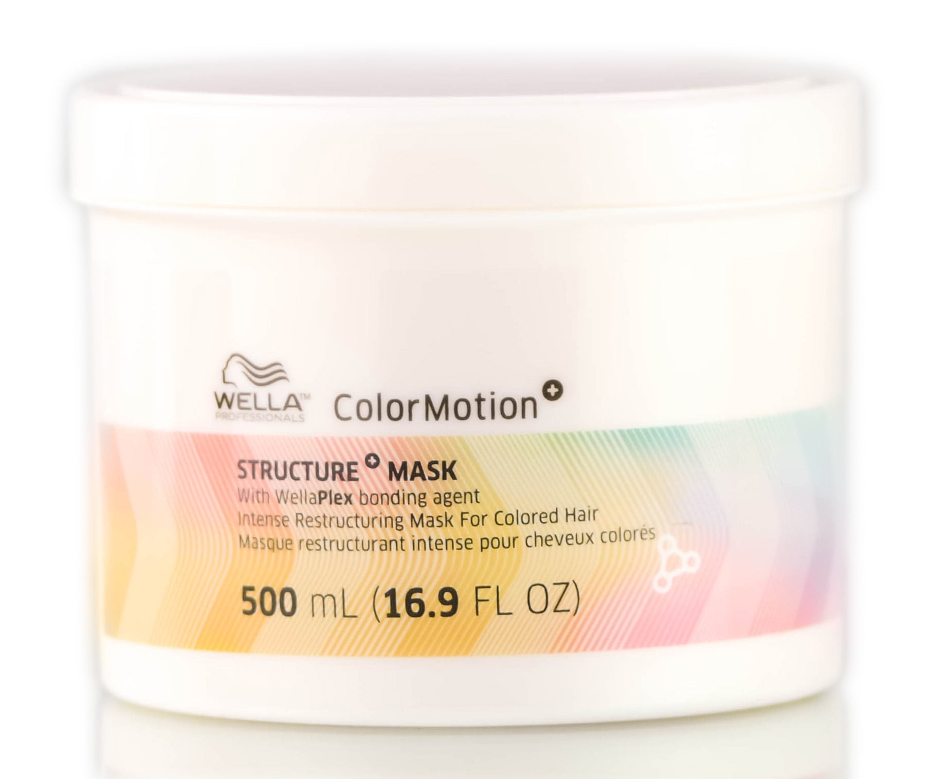 {16.9 oz} Wella Color Motion Structure Mask w/ SLEEKSHOP Hair Rat Tail ...