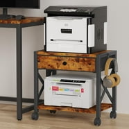 JRHRXXY Desktop Printer Stand,File Rack,Multi-Purpose Storage Shelf,for ...