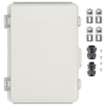 16.93×12.99×7.09 Inch IP67 Waterproof ABS Plastic Electrical Box ...
