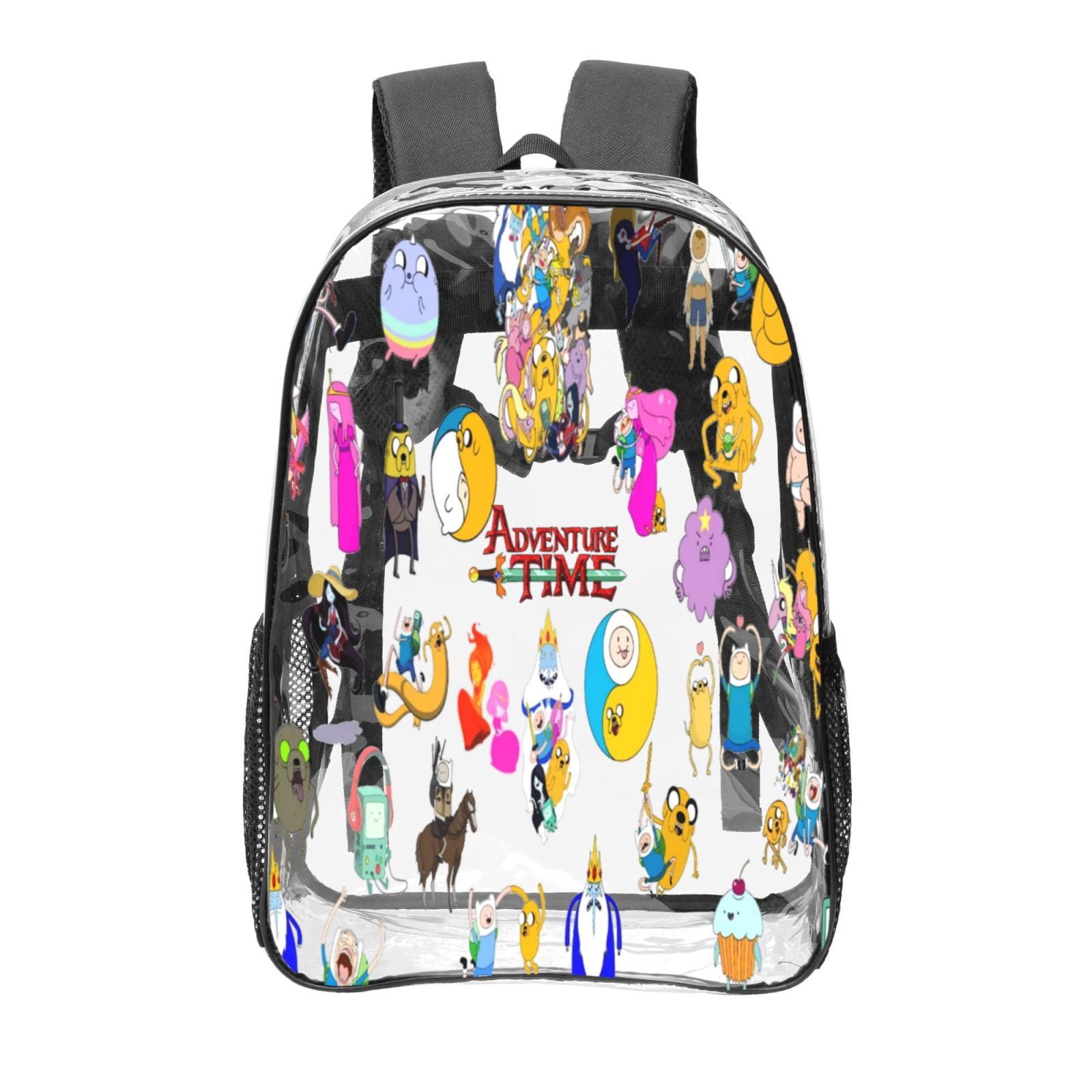 16.9In Adventure Cartoon Time (5) Clear Backpack Heavy Duty Large ...