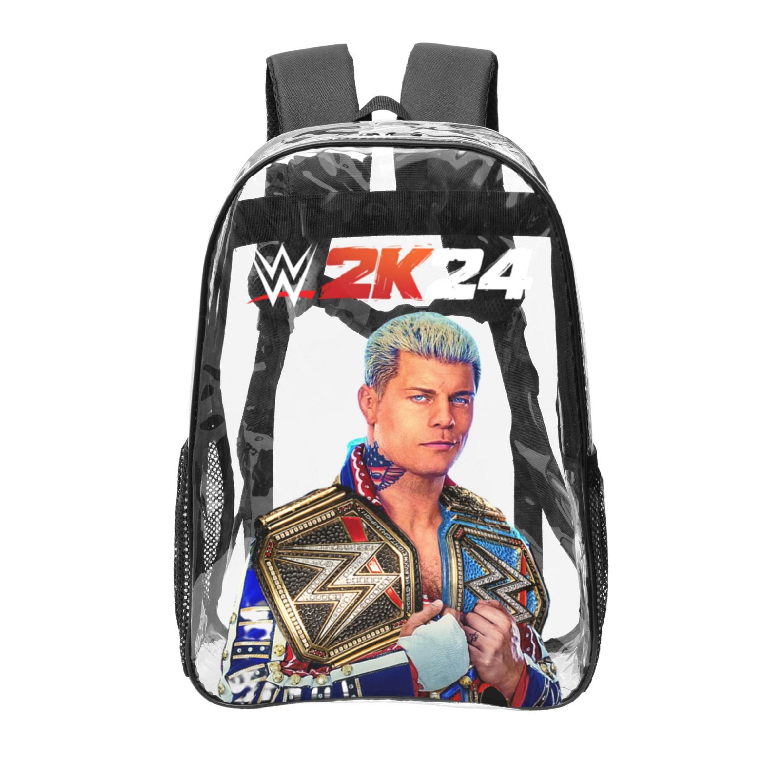 16.9In Co-dy Rhode Clear Backpack See Through Transparent Backpack for ...