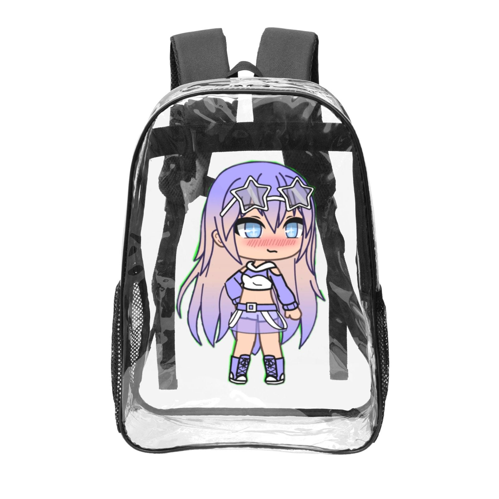16.9In Gacha Life Clear Backpack See Through Transparent Backpack for ...