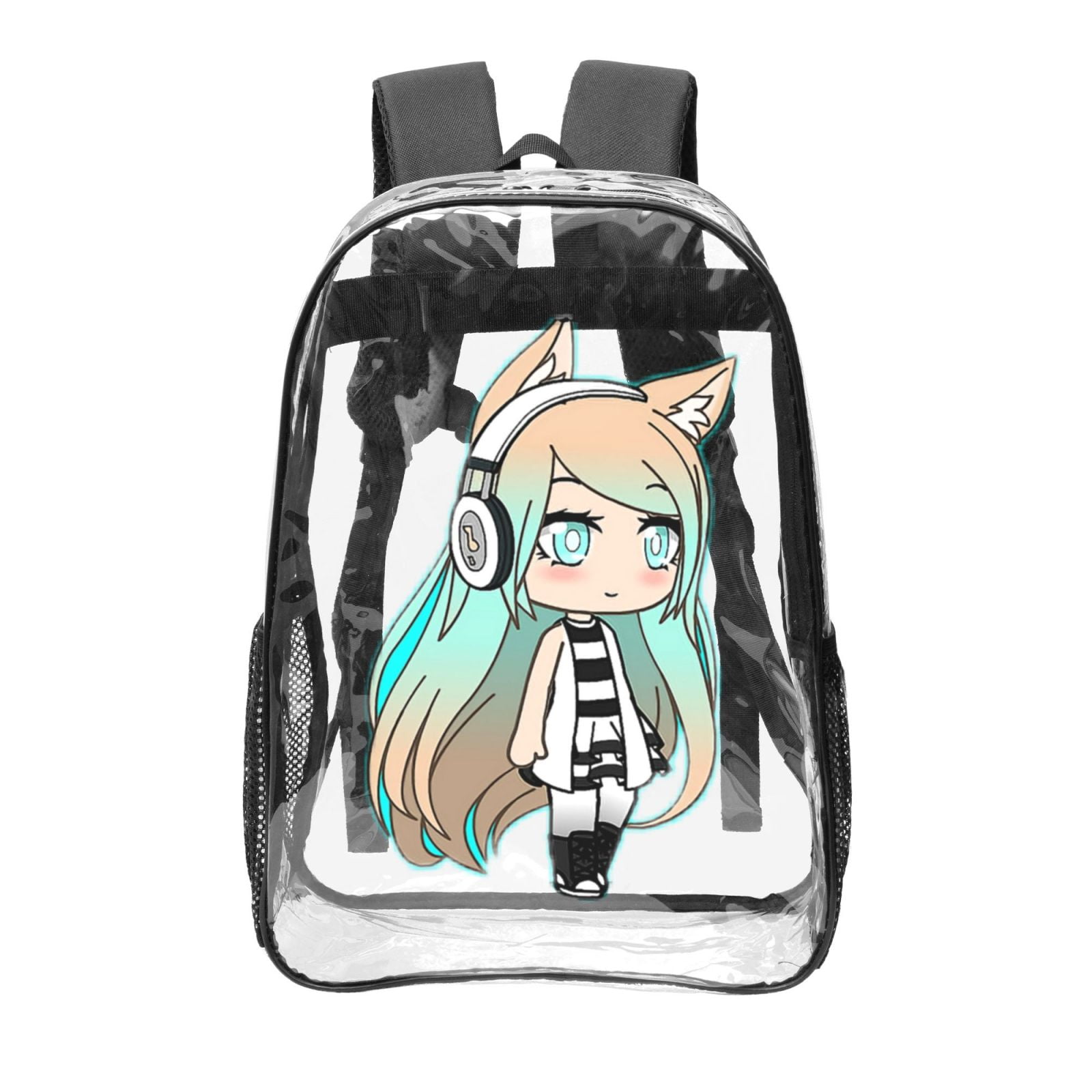 16.9In Gacha Life Clear Backpack See Through Transparent Backpack for ...