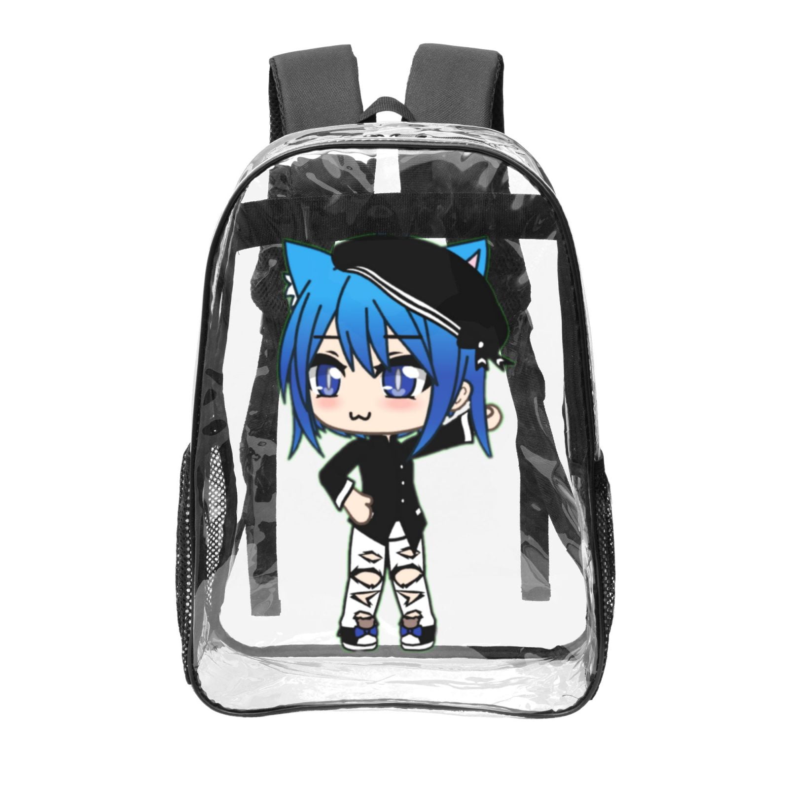 16.9In Gacha Life Clear Backpack See Through Transparent Backpack for ...