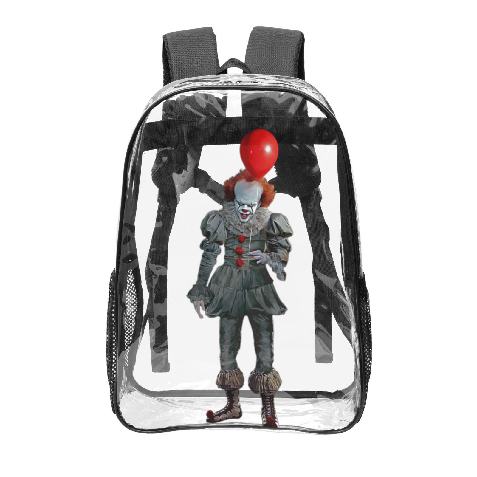 16.9In Pennywise Clear Backpack PVC Heavy Duty Large Capacity ...