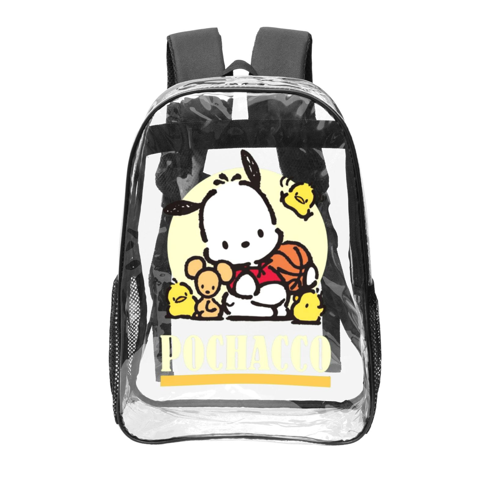 16.9In Pochacco Clear Backpack See Through Transparent Backpack for ...