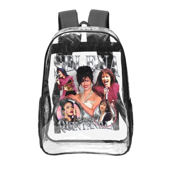 16.9In Selena Singer Quinta-Nill (5) Clear Backpack Heavy Duty Large ...