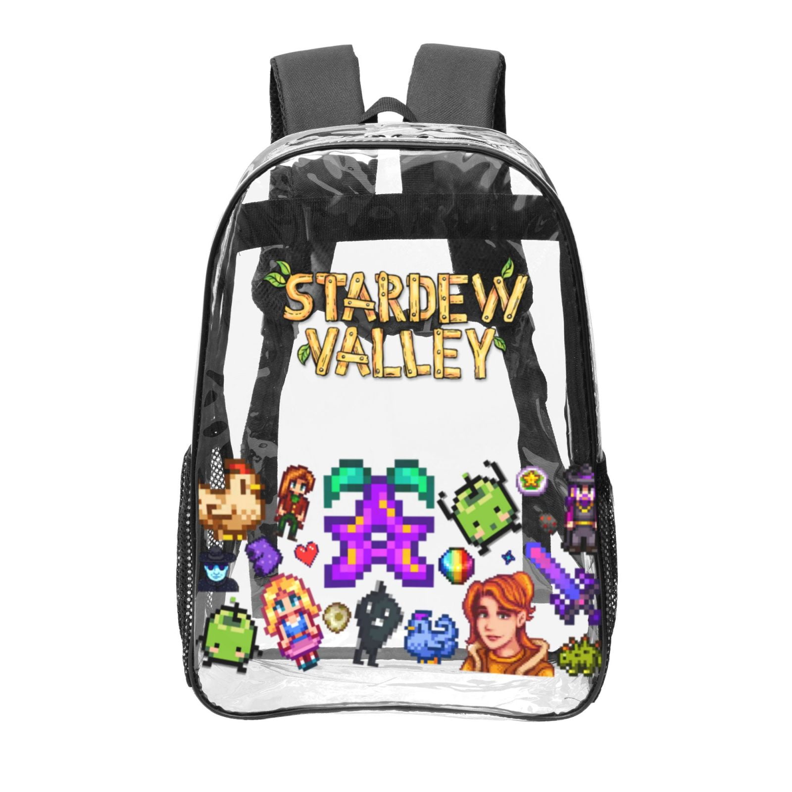 16.9In Stardew Valley Clear Backpack Heavy Duty Large Capacity PVC ...