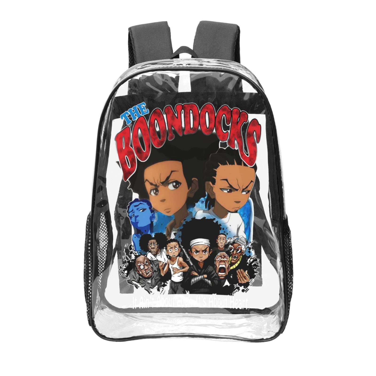 16.9in Boondocks Clear Backpack Clear Bag Heavy Duty Pvc Large Bookbags ...