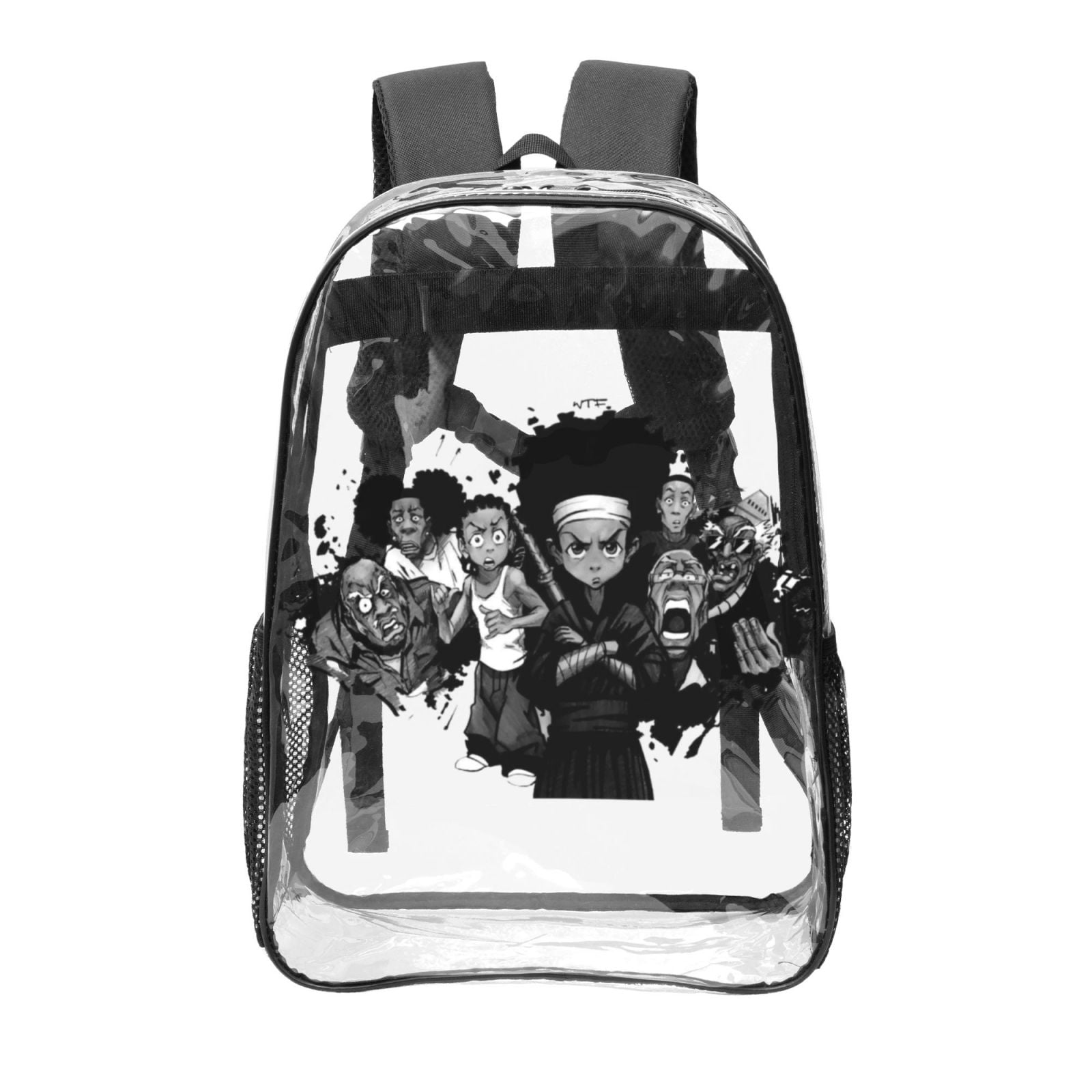 16.9In Boondocks Clear Backpac Clear Bag Heavy Duty Pvc Large Bookbags ...