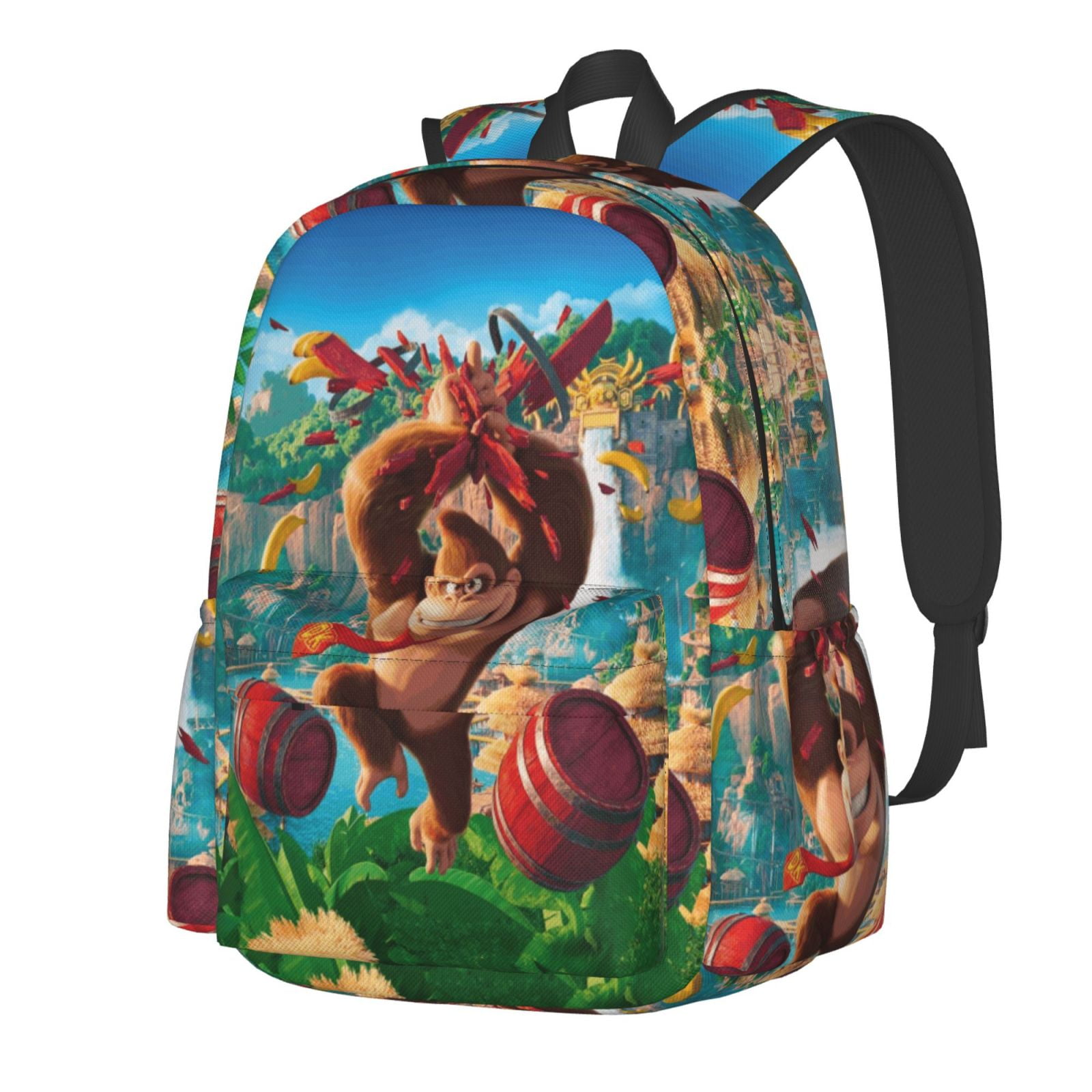 16.9in Don-Key Kon Backpack Graphic Backpack Large Capacity Portable ...