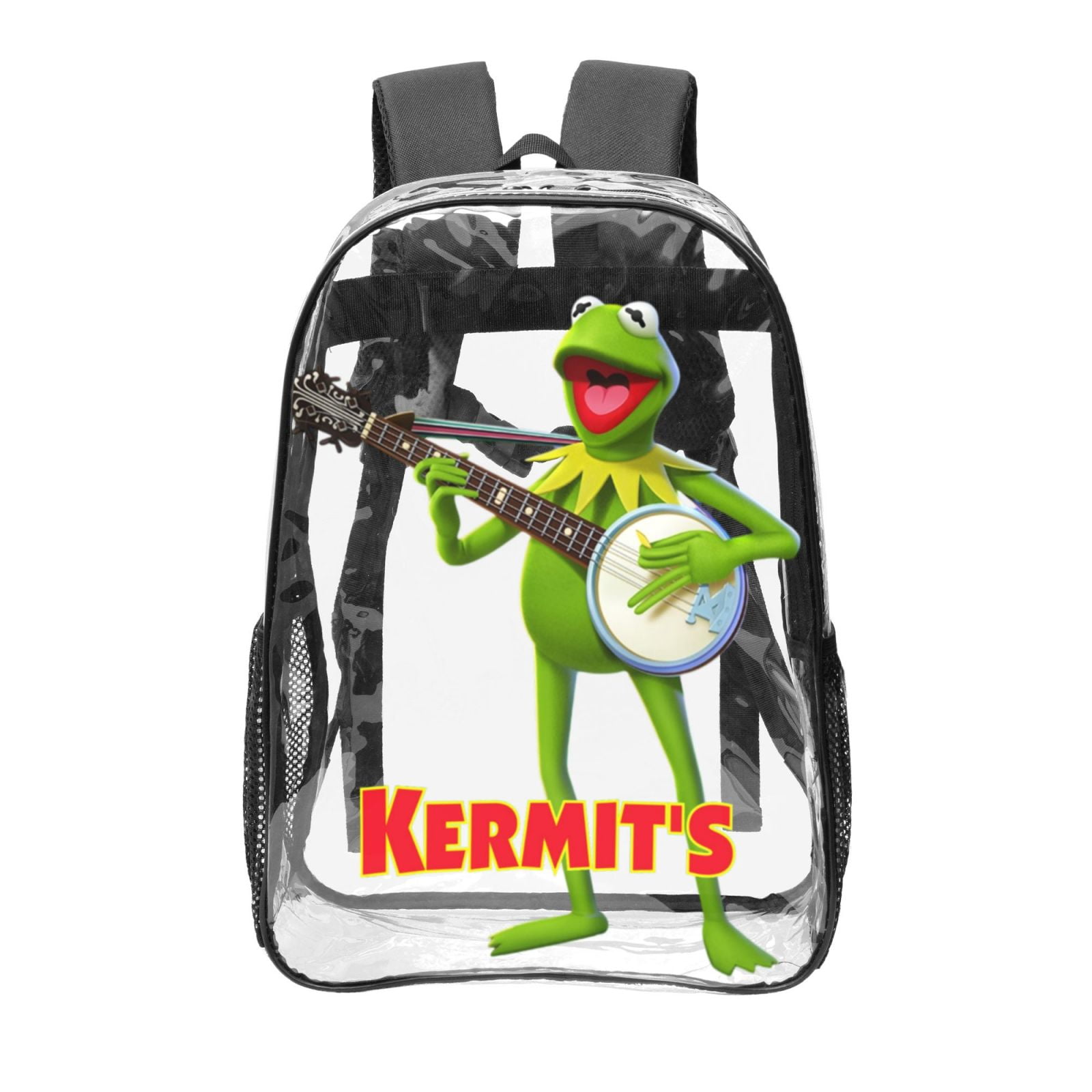 16.9In Ke-Rmit The Fro Clear Backpac Clear Bag Heavy Duty Pvc Large ...