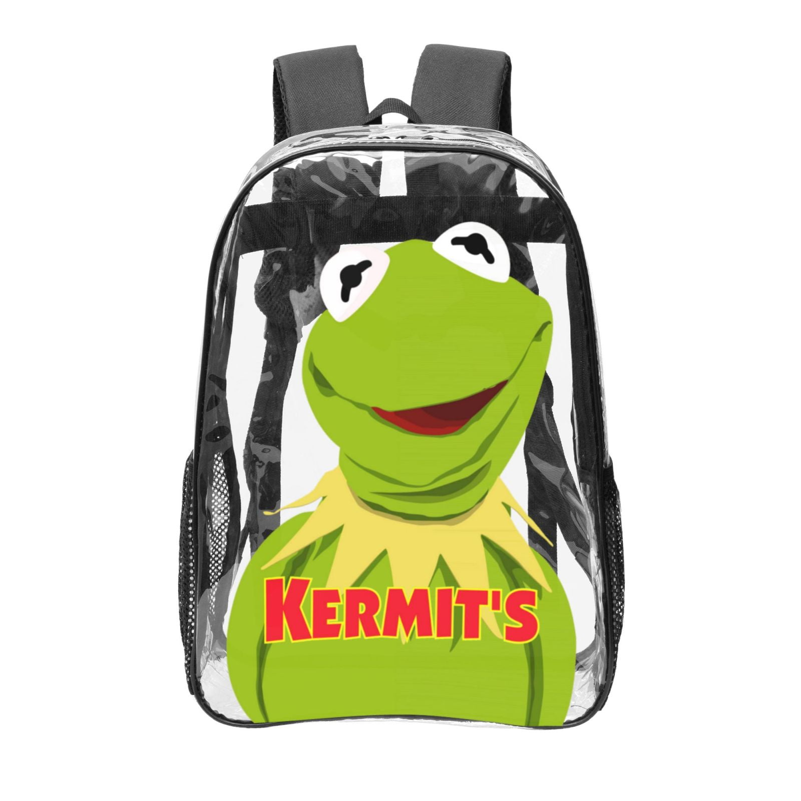 16.9In Ke-Rmit The Fro Clear Backpac Clear Bag Heavy Duty Pvc Large ...