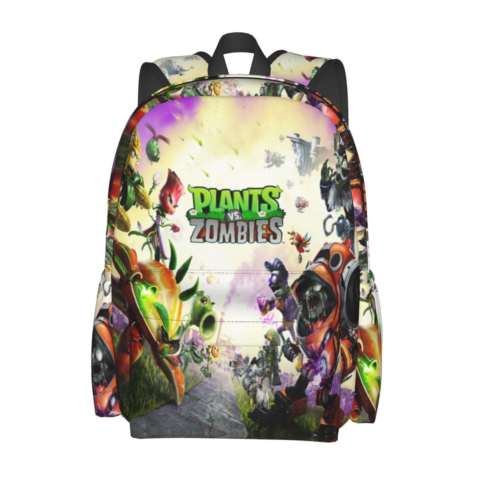 16.9in Plants Vs Zombie Backpack Graphic Backpack Large Capacity ...