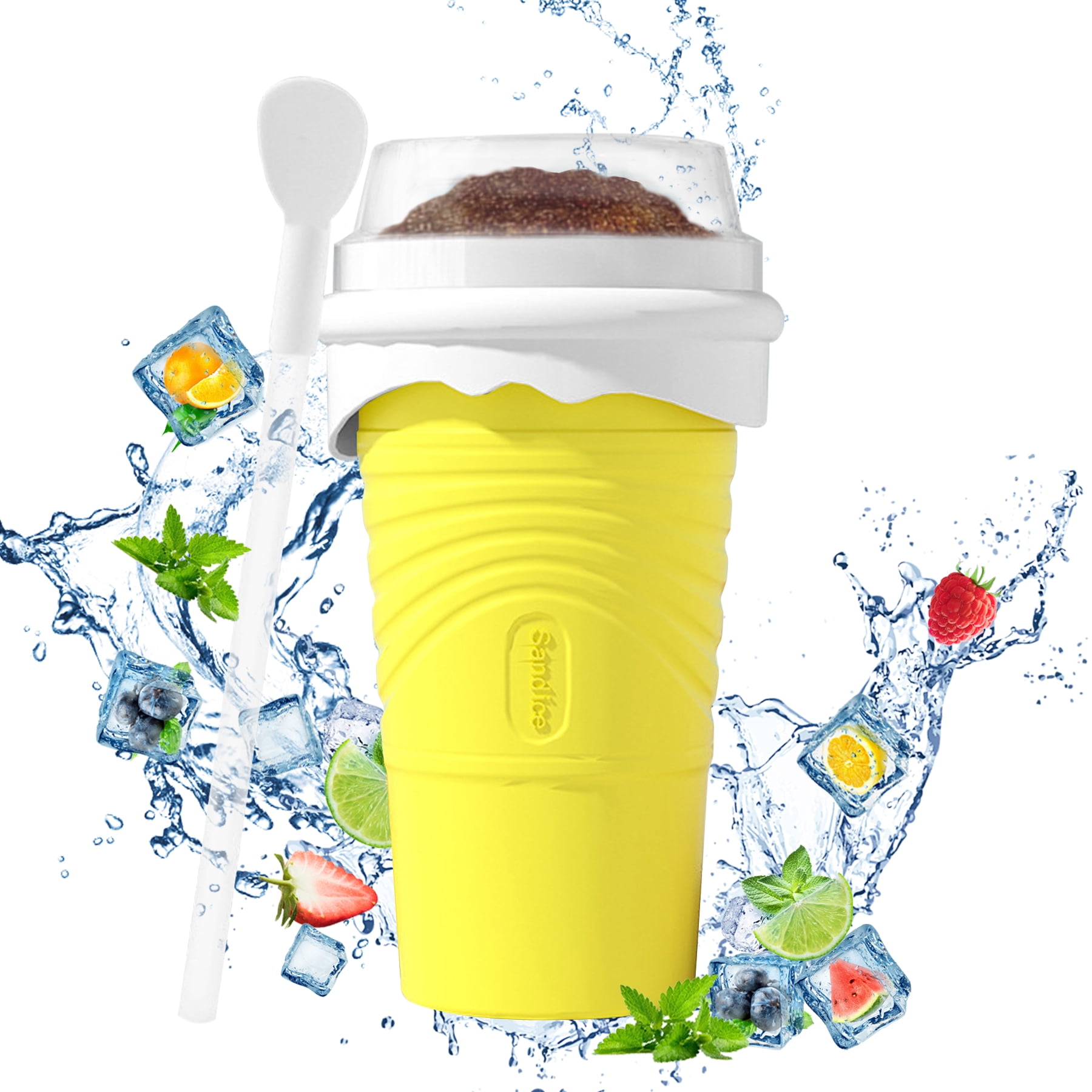 16.9oz Large Capacity Slushy Cup, Quick Freeze Slushie Maker Cup with ...