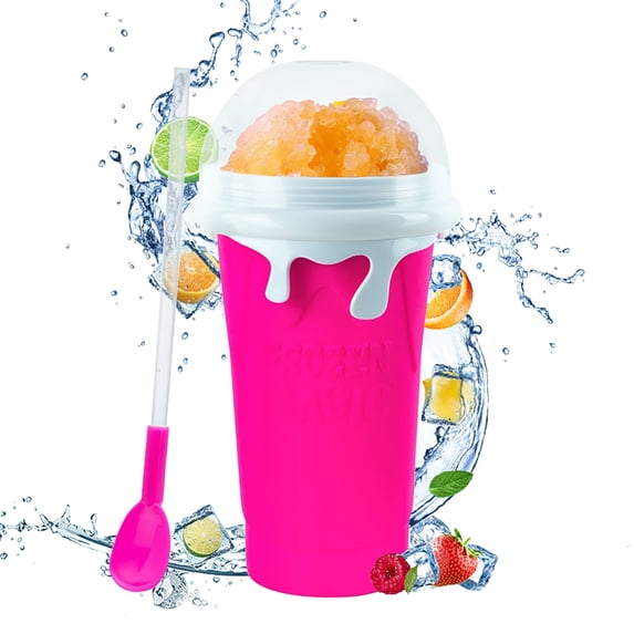 Kahopy 16.9oz Large Slushy Maker Cup, Quick Freeze 500ml Capacity ...