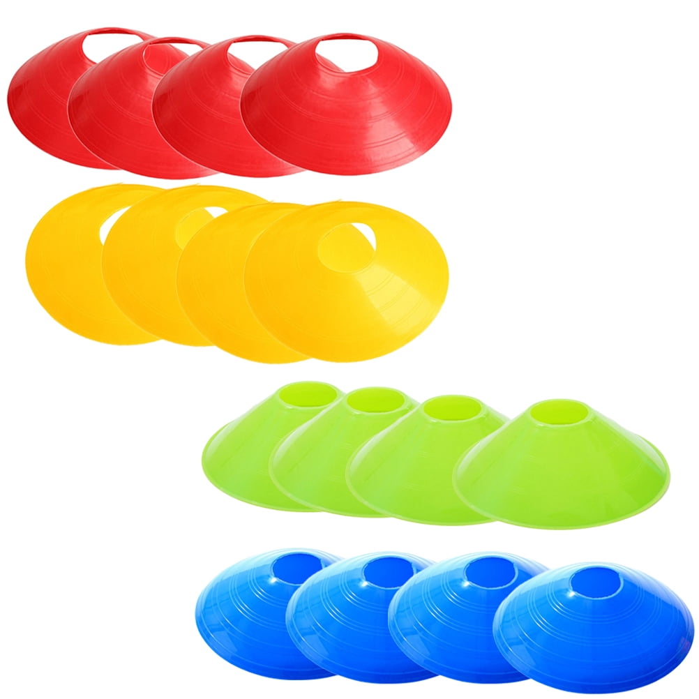 16 Agility Training Cones, Round Cones Sports for Training ( Red/ Blue ...