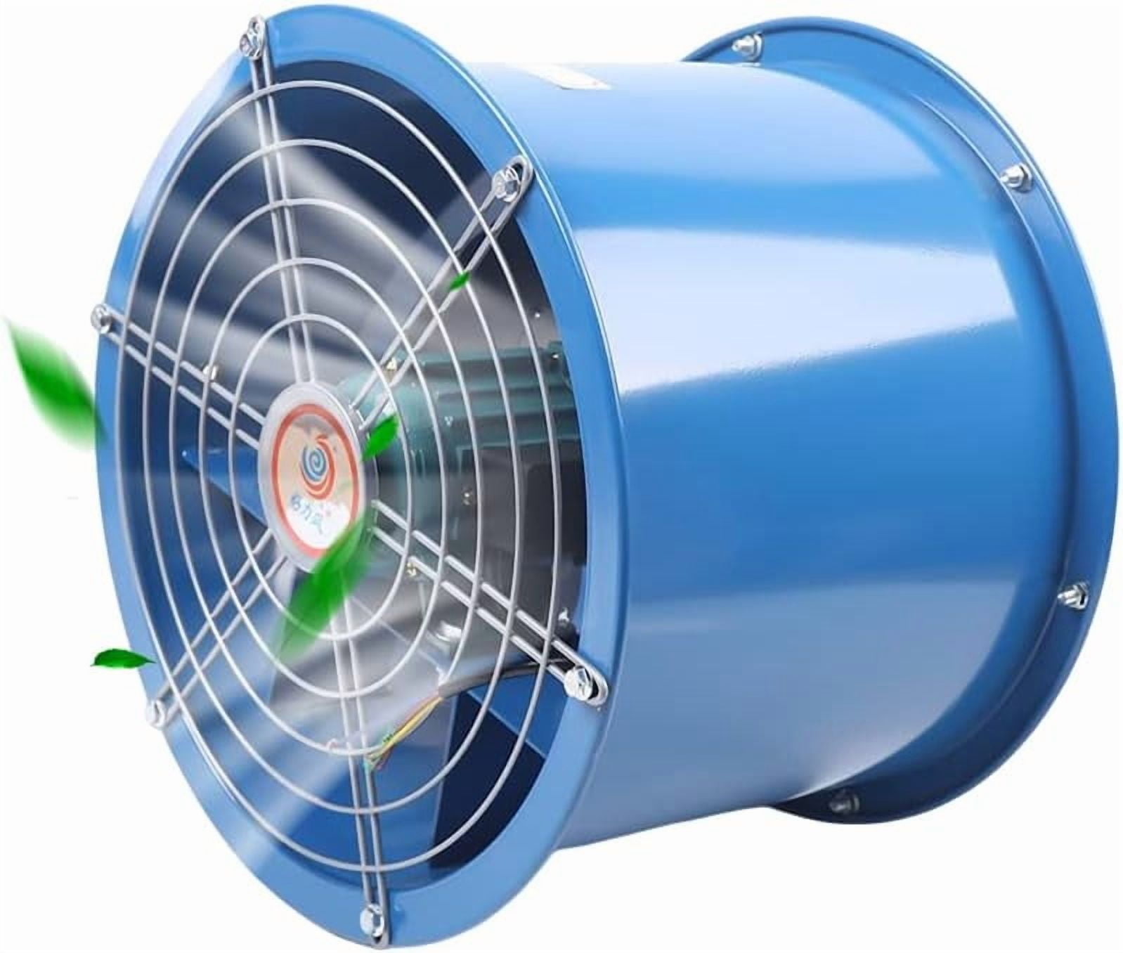16" Axial Fan Cylinder Pipe Explosion-proof Spray Booth Paint Fumes ...