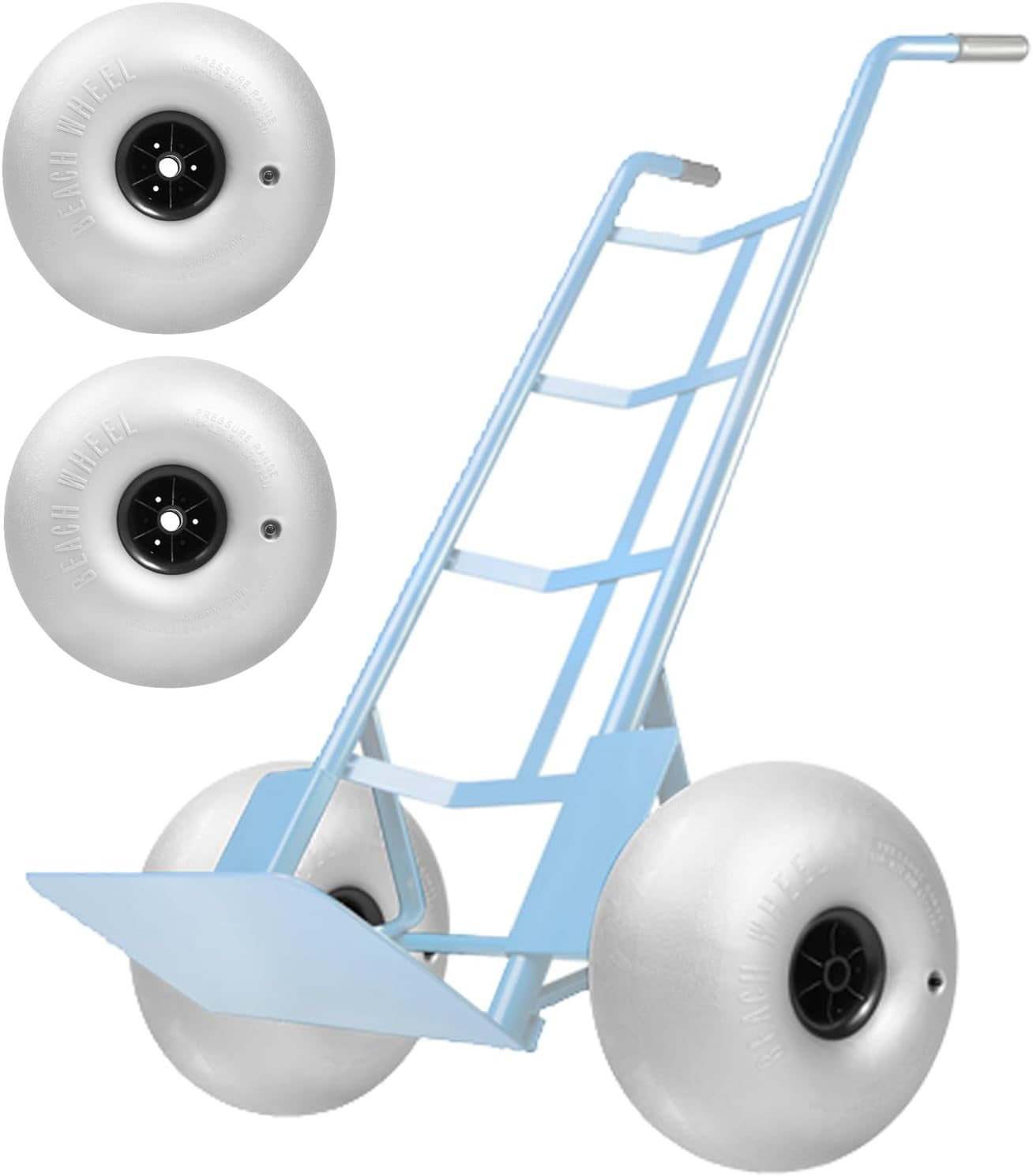 16" Balloon Wheels for Heavy Duty Kayak Cart 2 Pack Replacement Beach ...