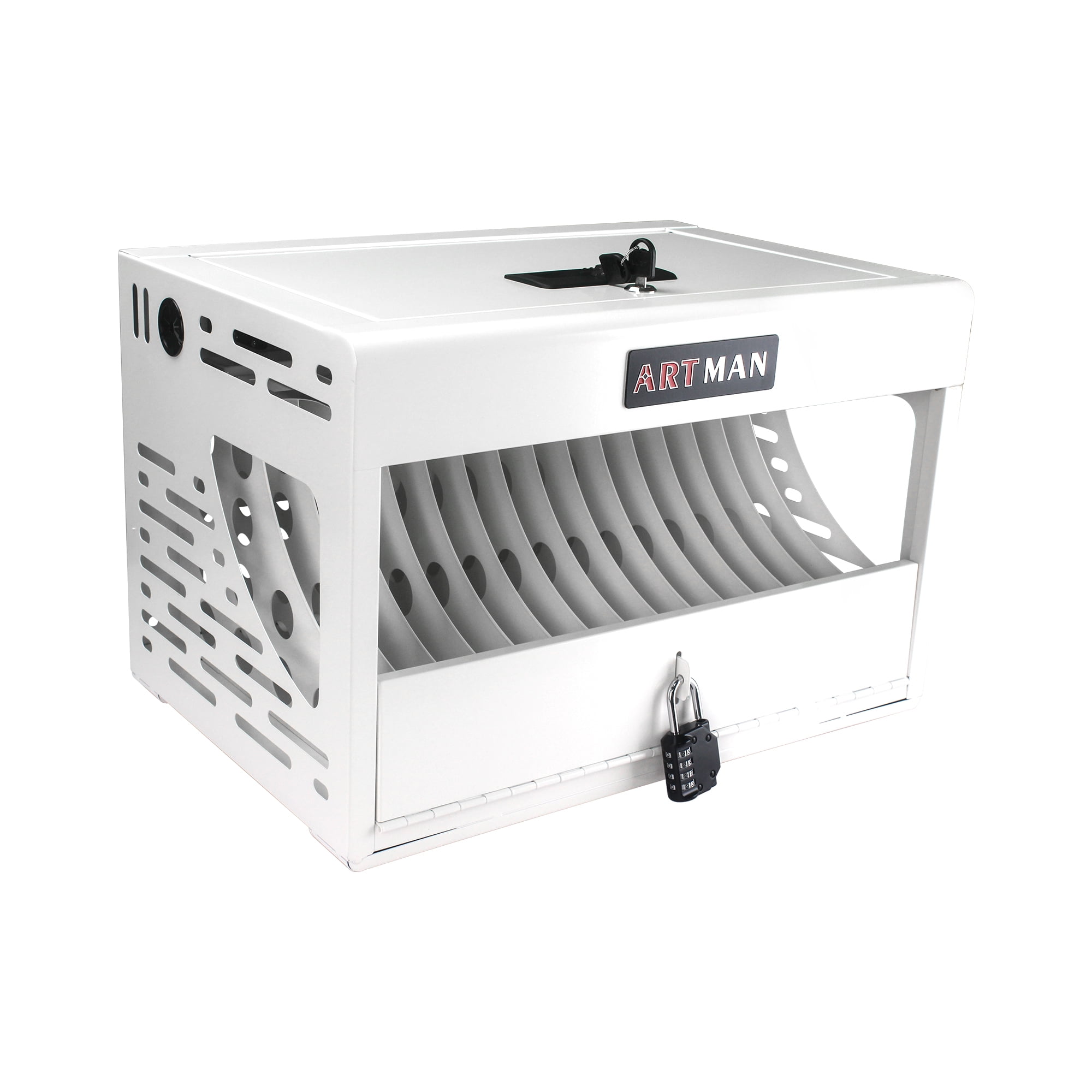 16 Bay Charging Cabinet for Laptop Charging Station Locking Charging ...