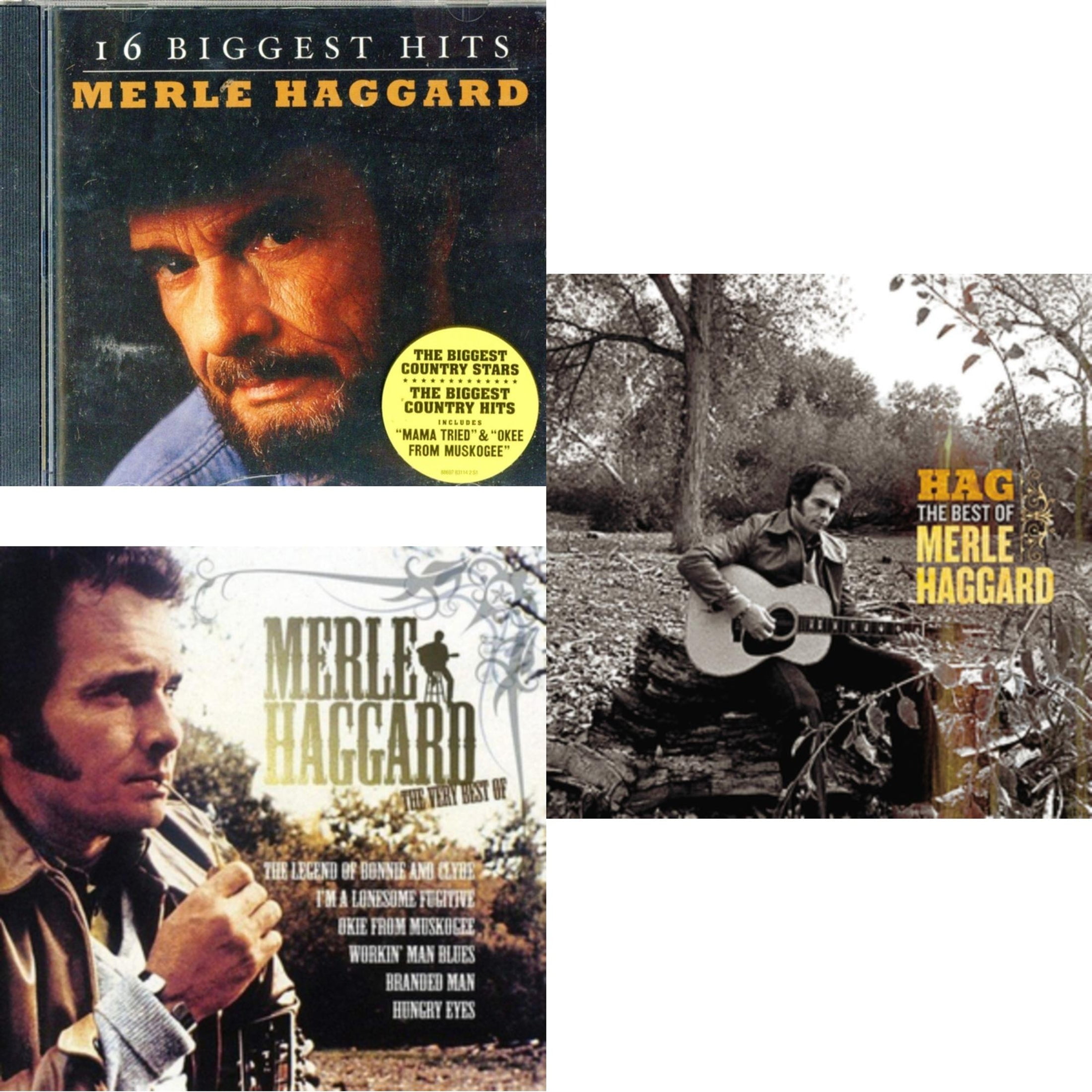 16 Biggest Hits & Very Best Of Merle Haggard & Hag: Best Of Merle ...