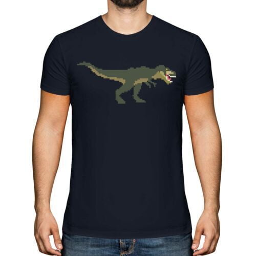 16 Bit T-Rex Hombre Camiseta Top Regalo Retro Dinosaurio - Walmart.com